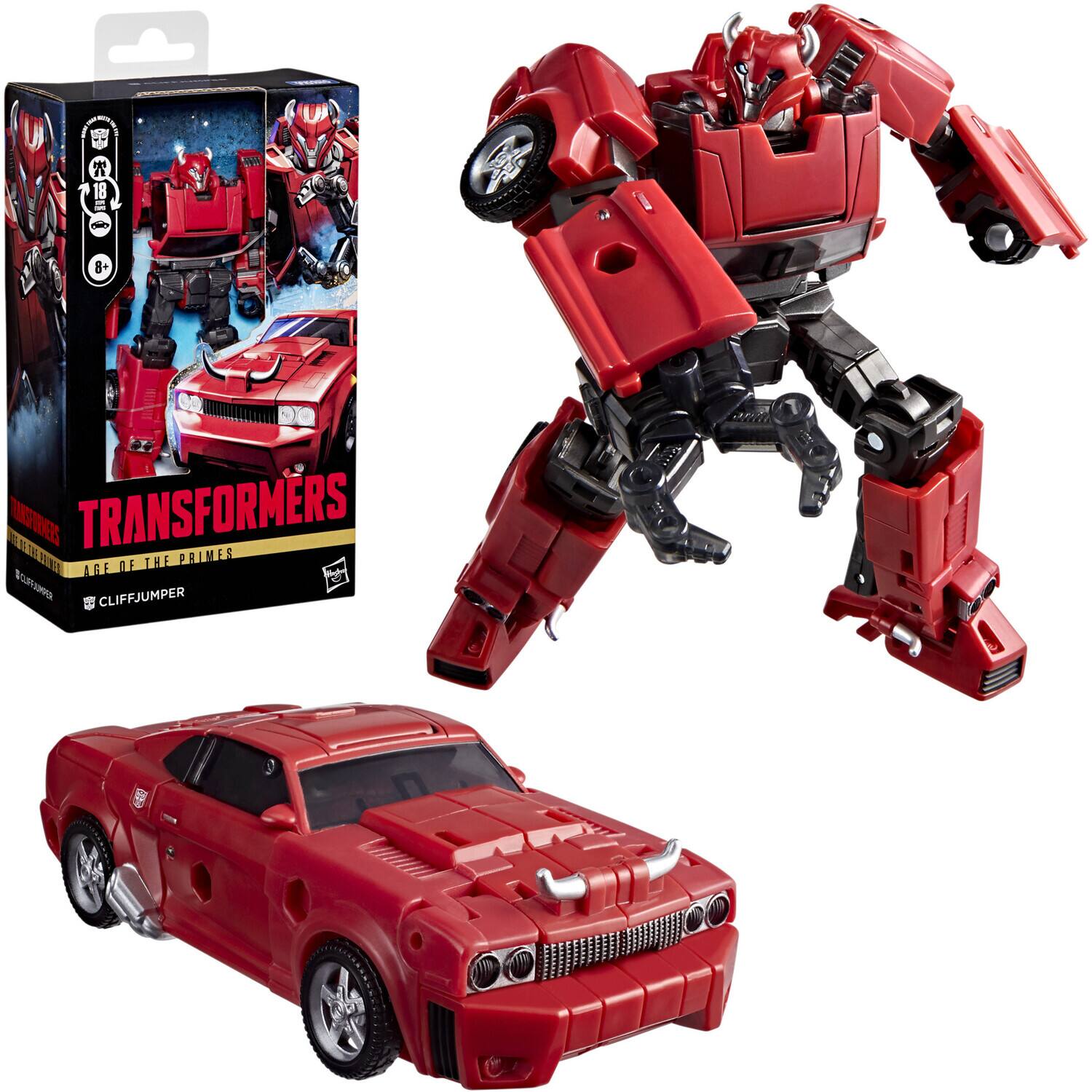 Hasbro Transformers Age of the Primes Deluxe Class Cliffjumper Action ...