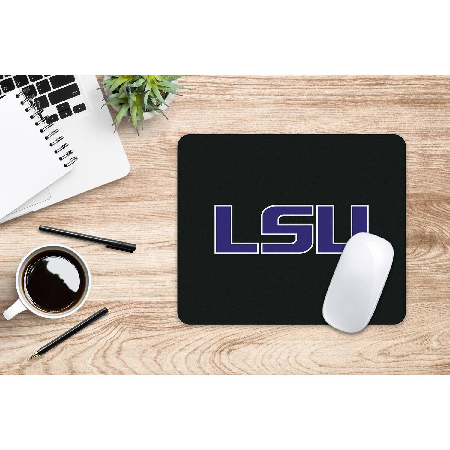OTM Essentials LSU Tigers Primary Logo Mouse Pad Black 4749571 - Best Buy