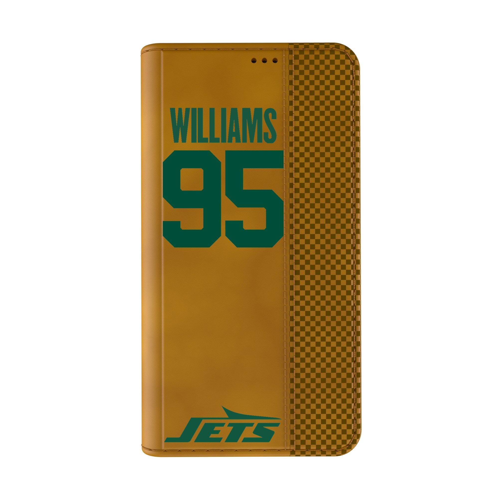 Keyscaper NFL New York Jets Quinnen Williams Folio iPhone Case 14 Plus ...