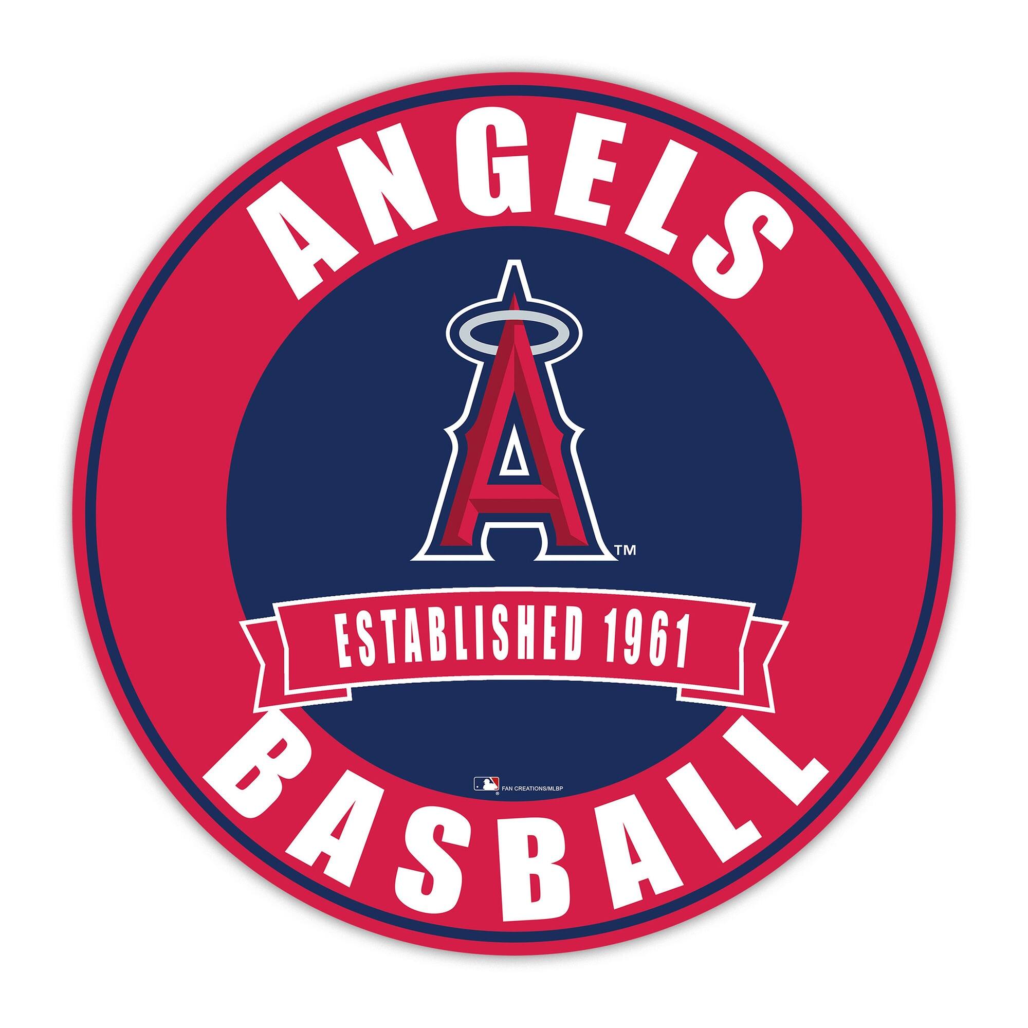 Fan Creations Los Angeles Angels 24" Circle with Banner Multicolor ...