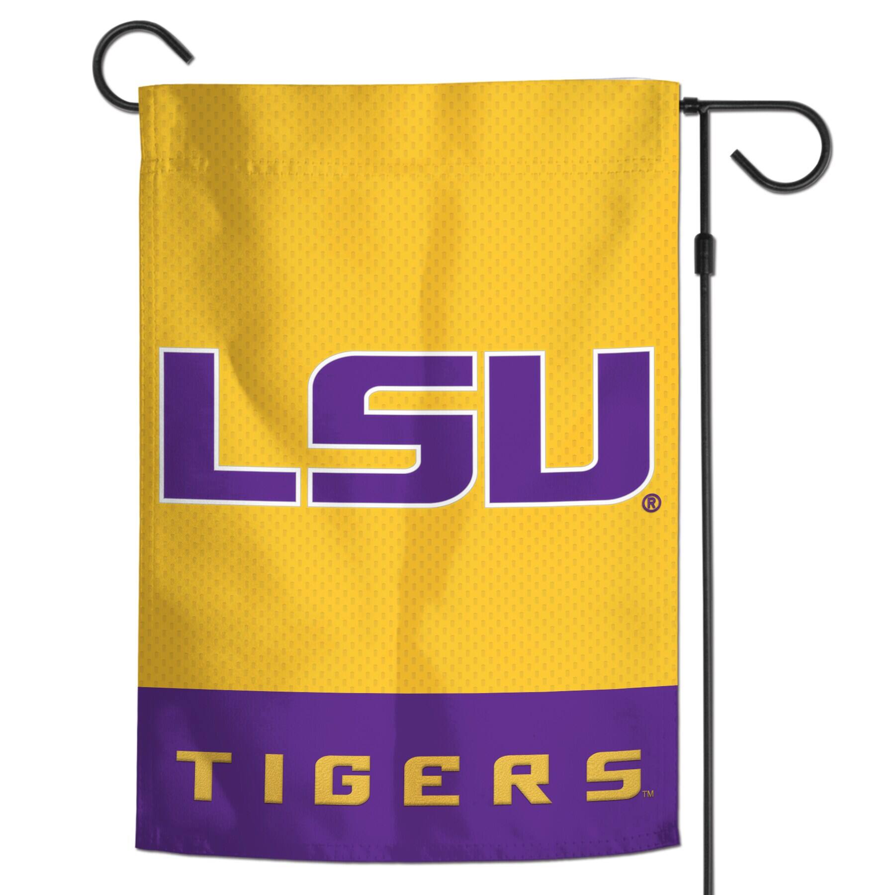 WinCraft LSU Tigers 12" x 18" Applique Garden Flag Multicolor 202227259 ...
