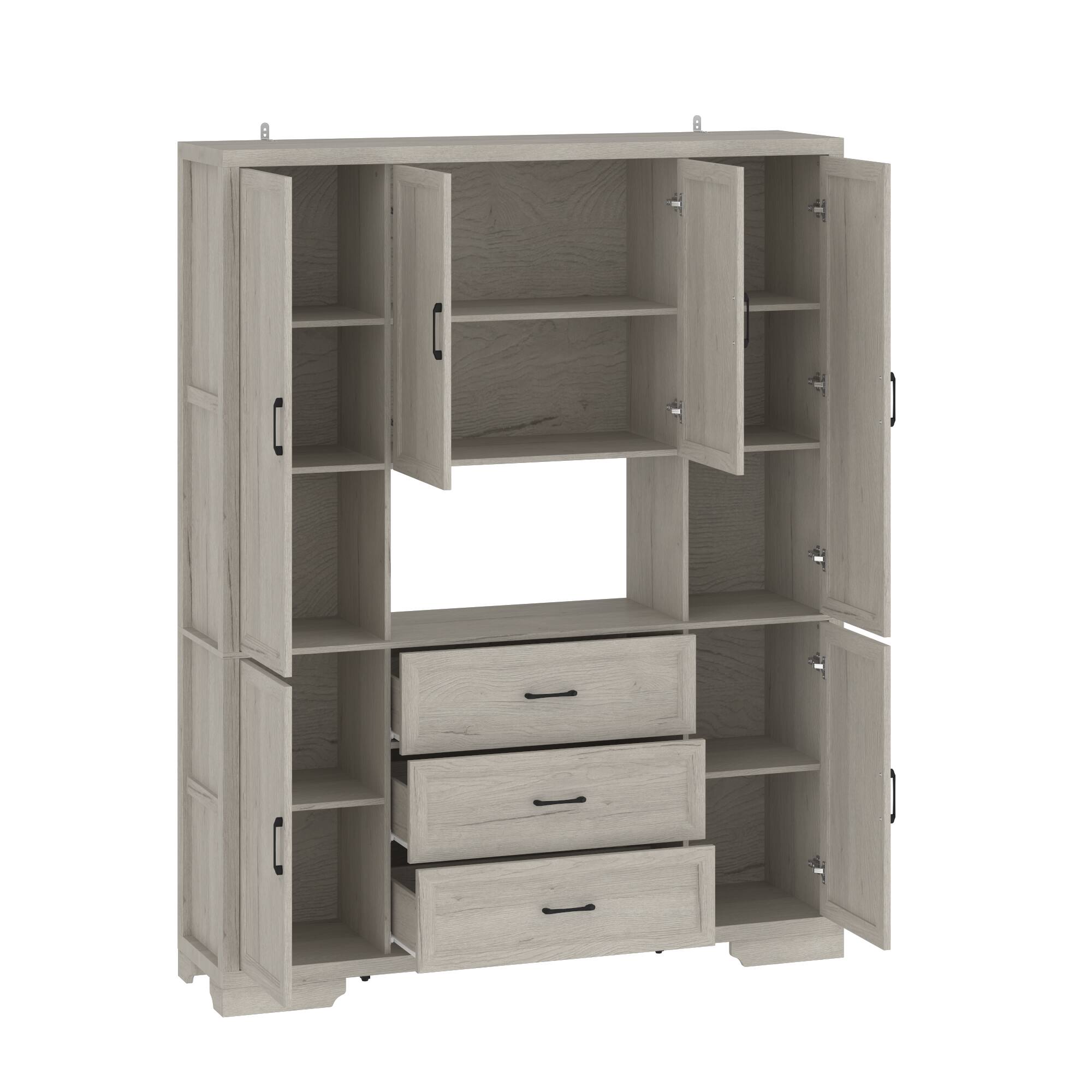 Famapy Multi Door Storage Cabinet: All in One Organizer for Home Spaces ...