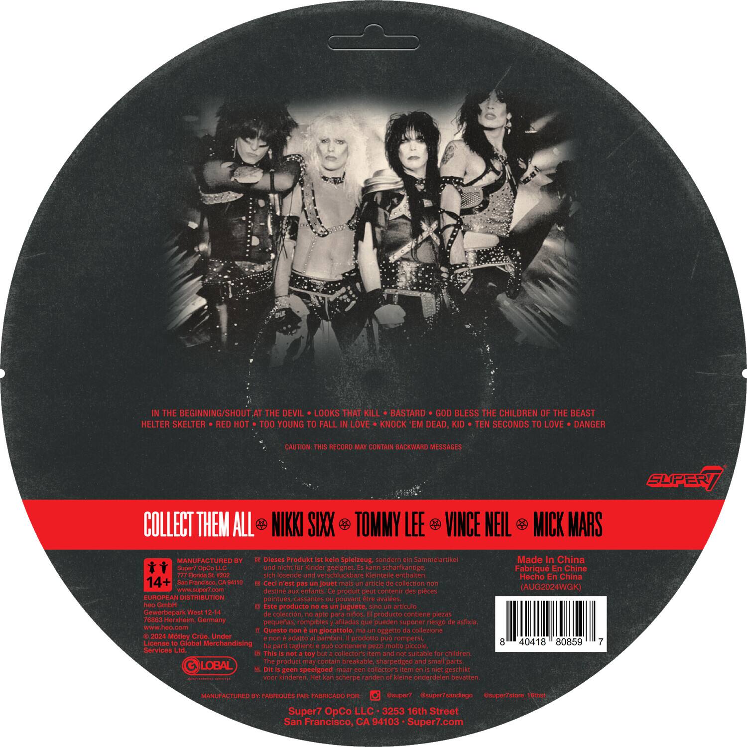 Motley Crue Super7 Motley Crue ReAction Figures Wv2 Tommy Lee (Shout At ...