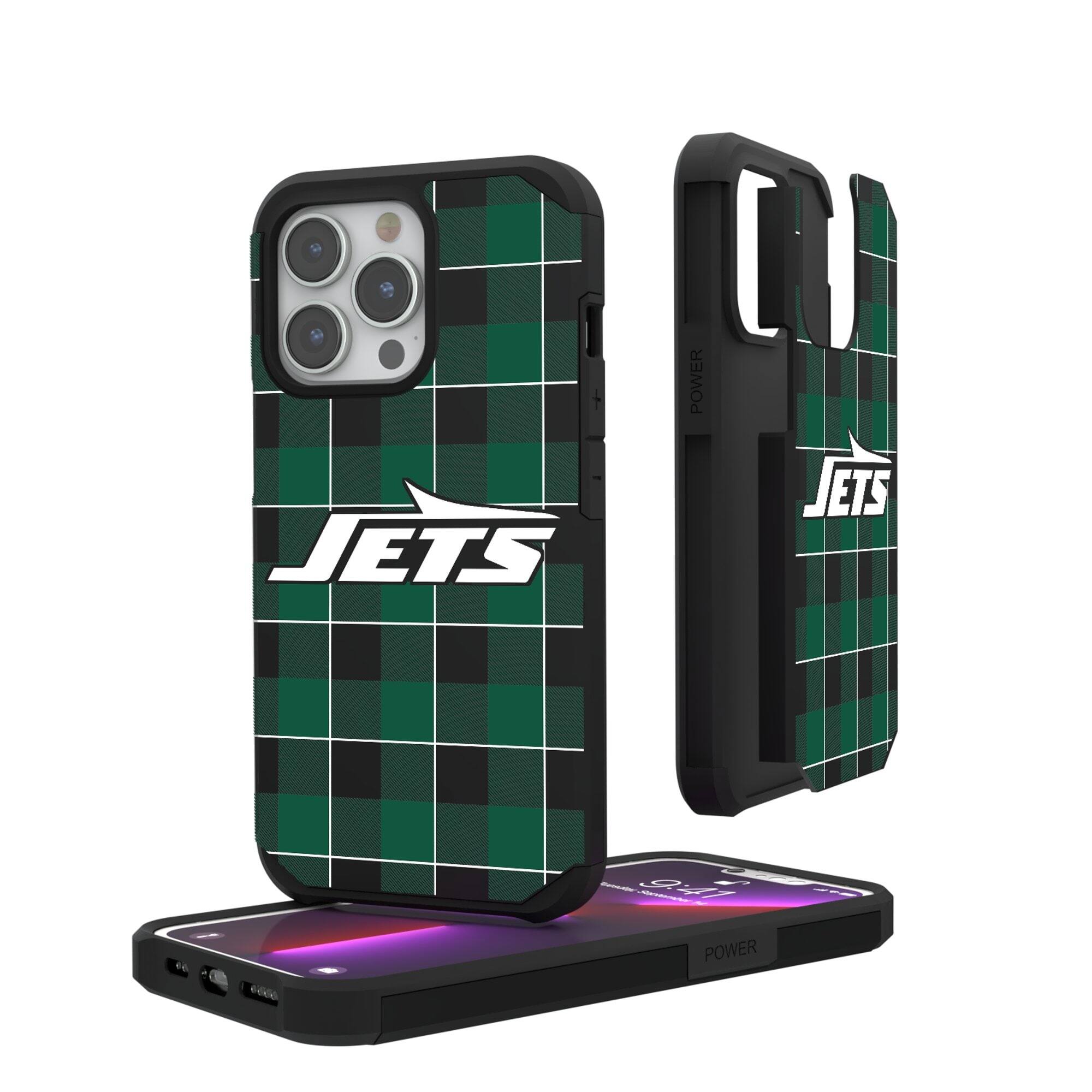 Keyscaper NFL New York Jets iPhone Rugged Plaid Design Case 11 Pro Max ...