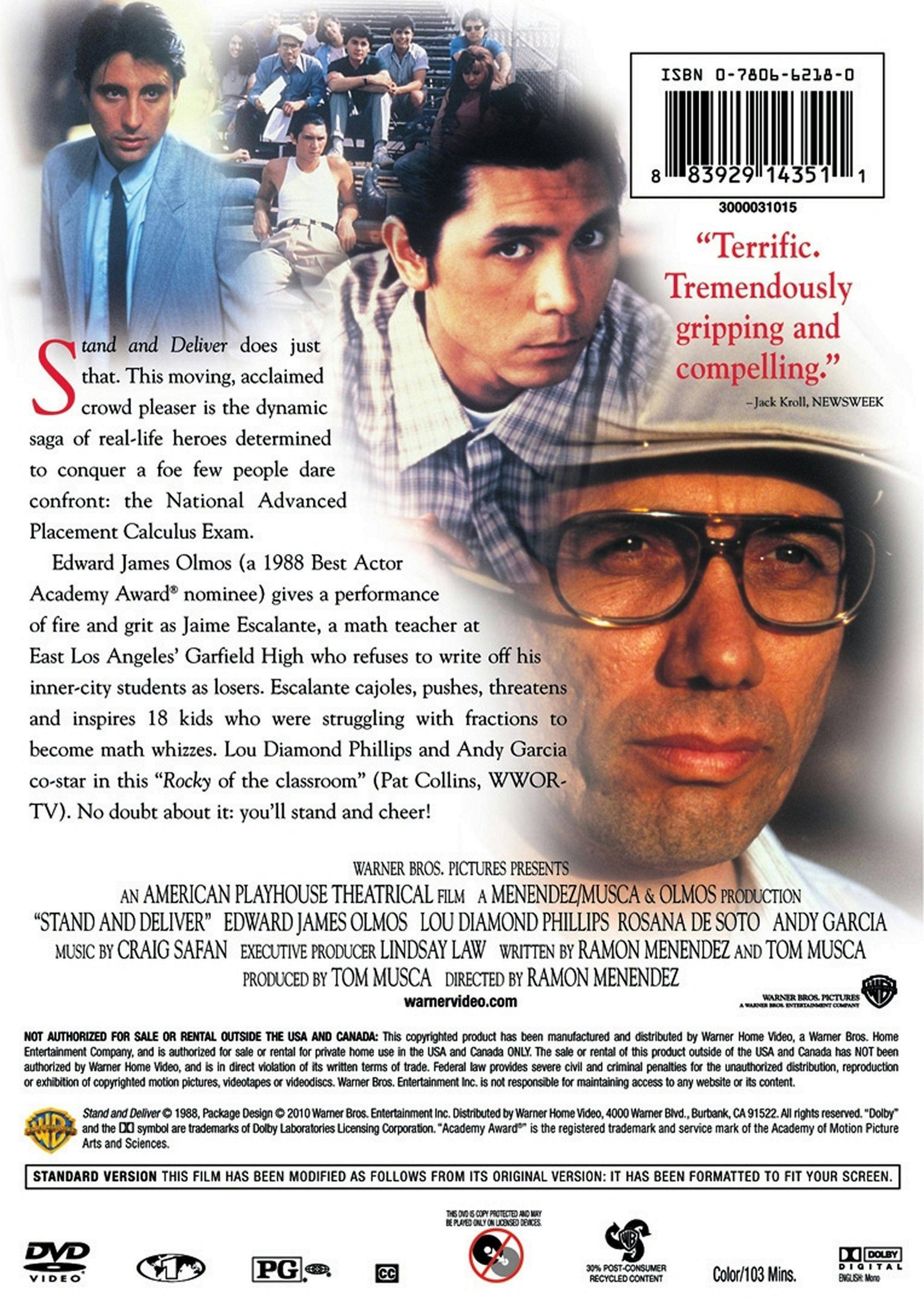 Stand and Deliver [DVD] [Standard] - Best Buy