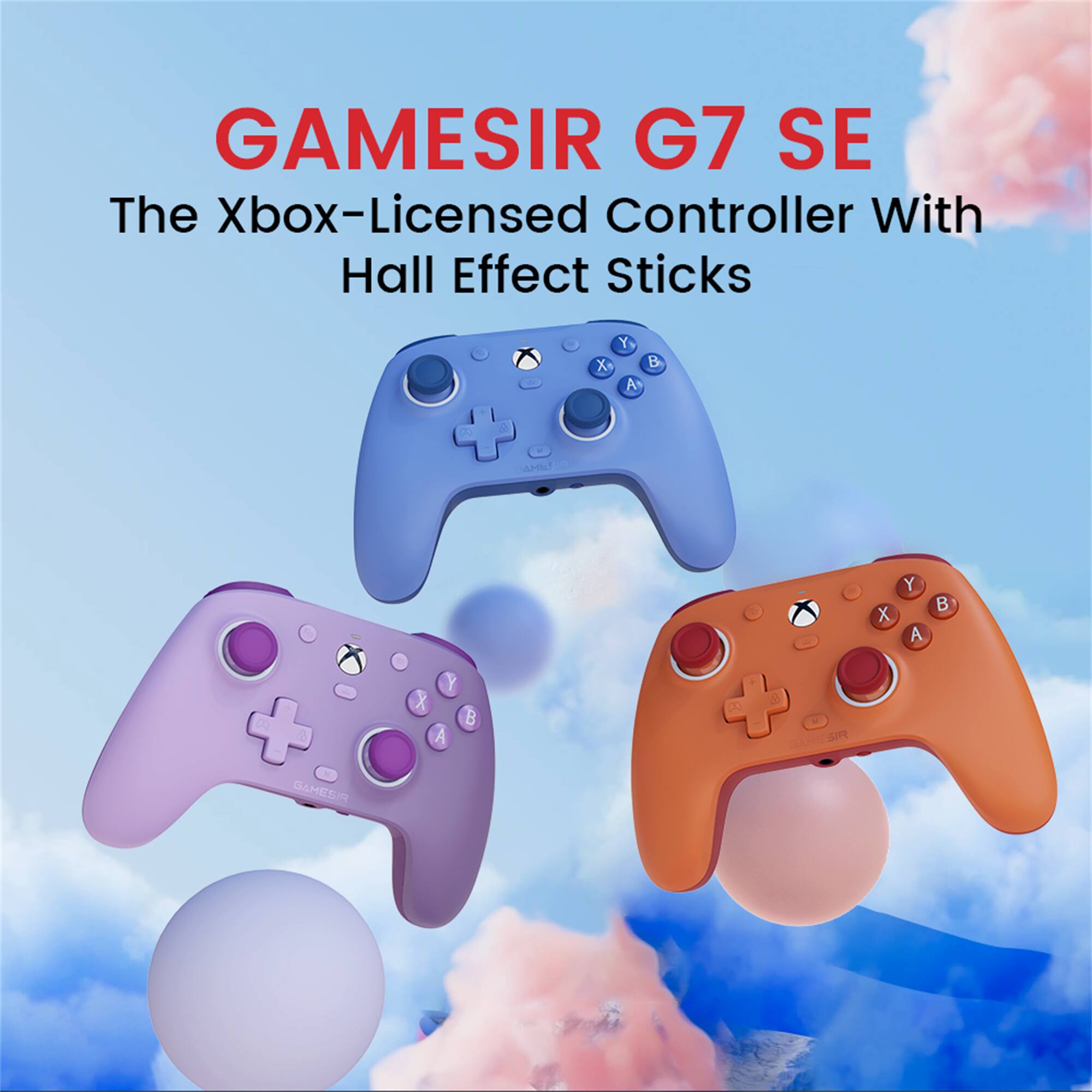 GameSir G7 SE Wired Controller for Xbox Series X|S|One, Windows 10/11, Plug & Play with Hall ...