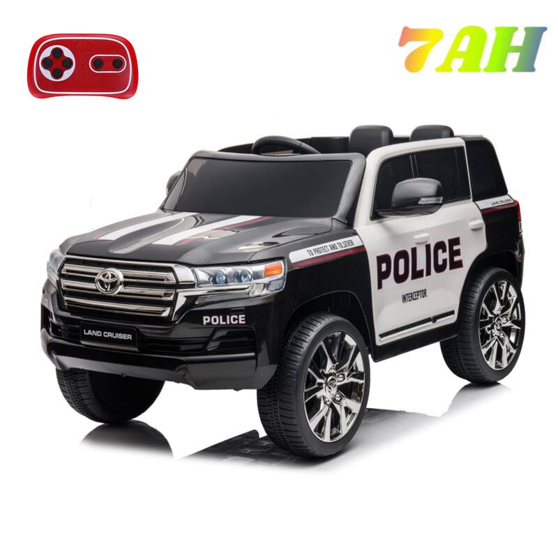 GARVEE Kids 2 Seater Electric Police Car 12V, Toyota Licensed, Remote ...