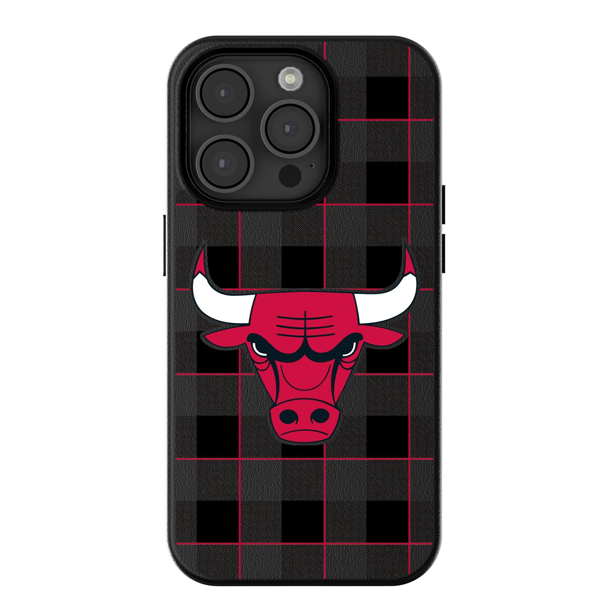 Keyscaper NBA Chicago Bulls Plaid Magnetic Bump iPhone Case 15 Plus ...