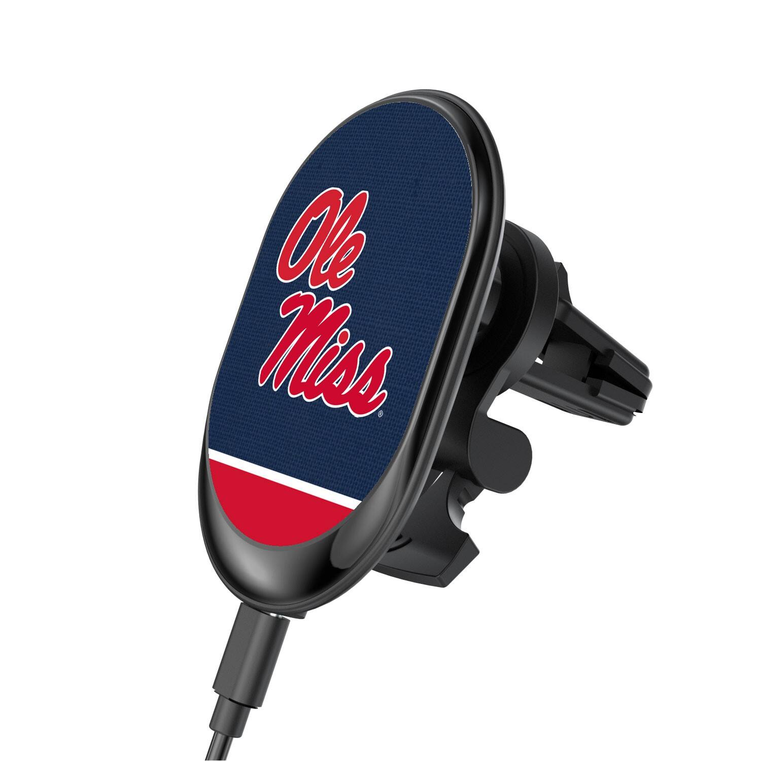 Keyscaper Ole Miss Rebels Wireless Magnetic Car Charger Multicolor ...