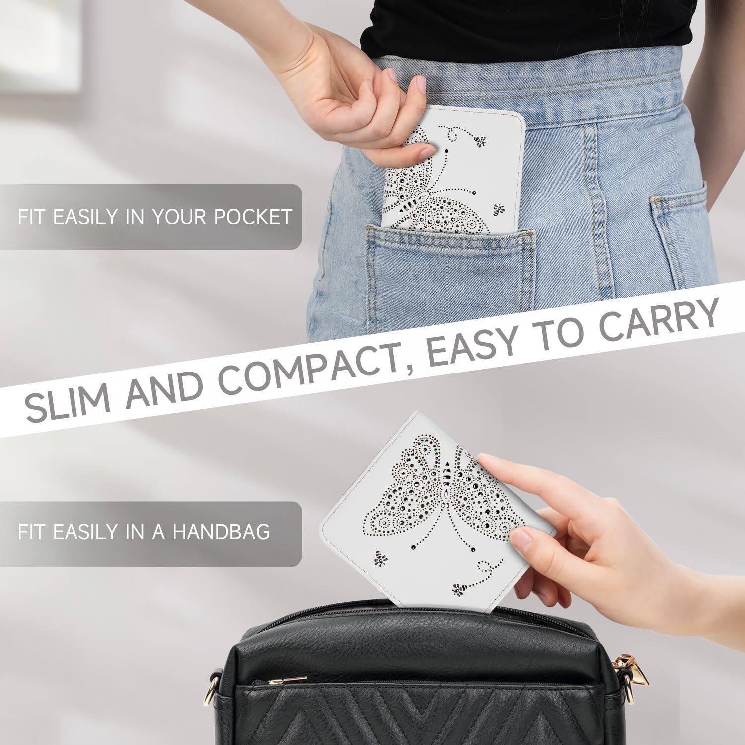 Jadie Link Small Rfid Wallet Women Ultra Thin Slim Womens Mini Compact ...