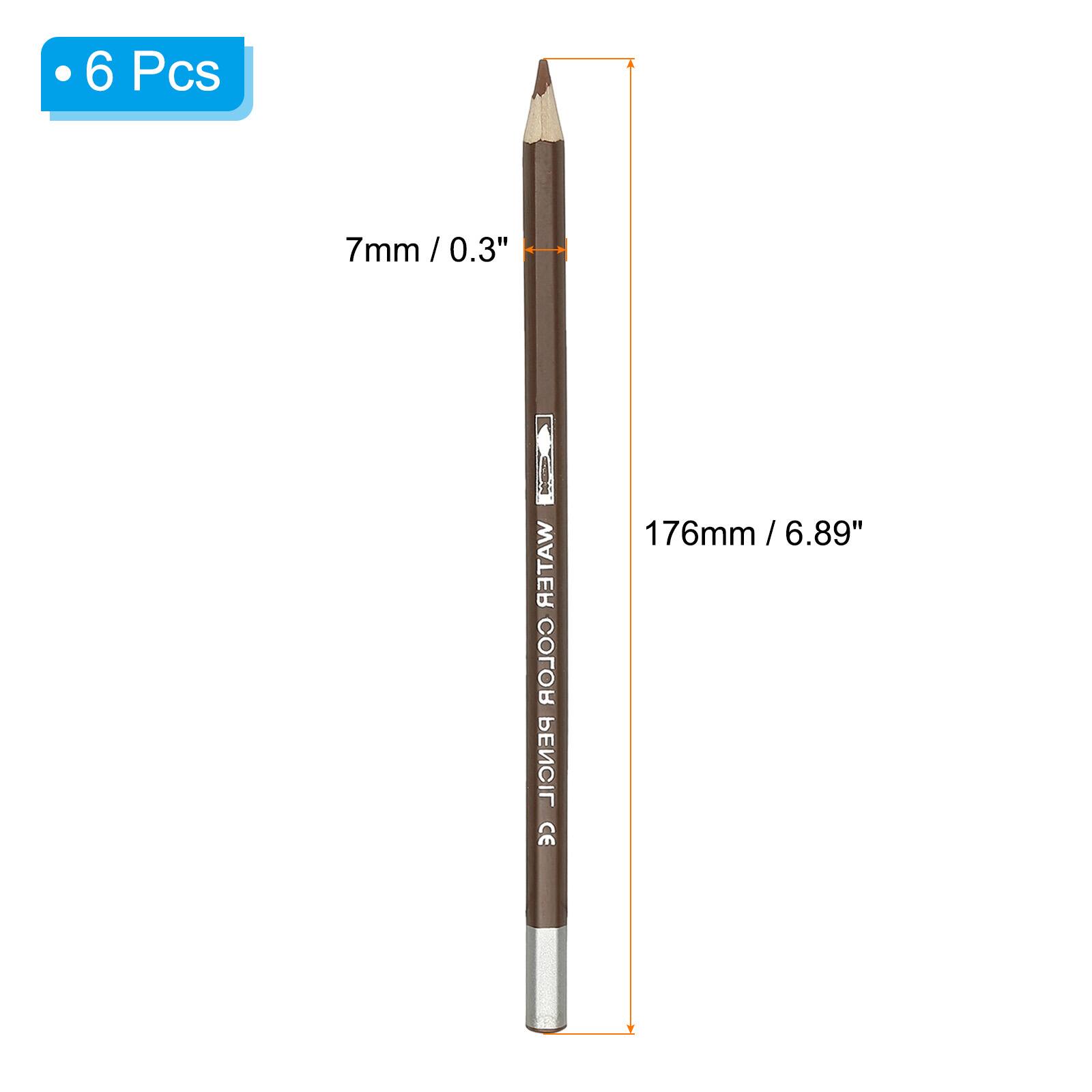Unique Bargains Watercolor Pencil, 6Pcs Water Soluble Pencils for ...