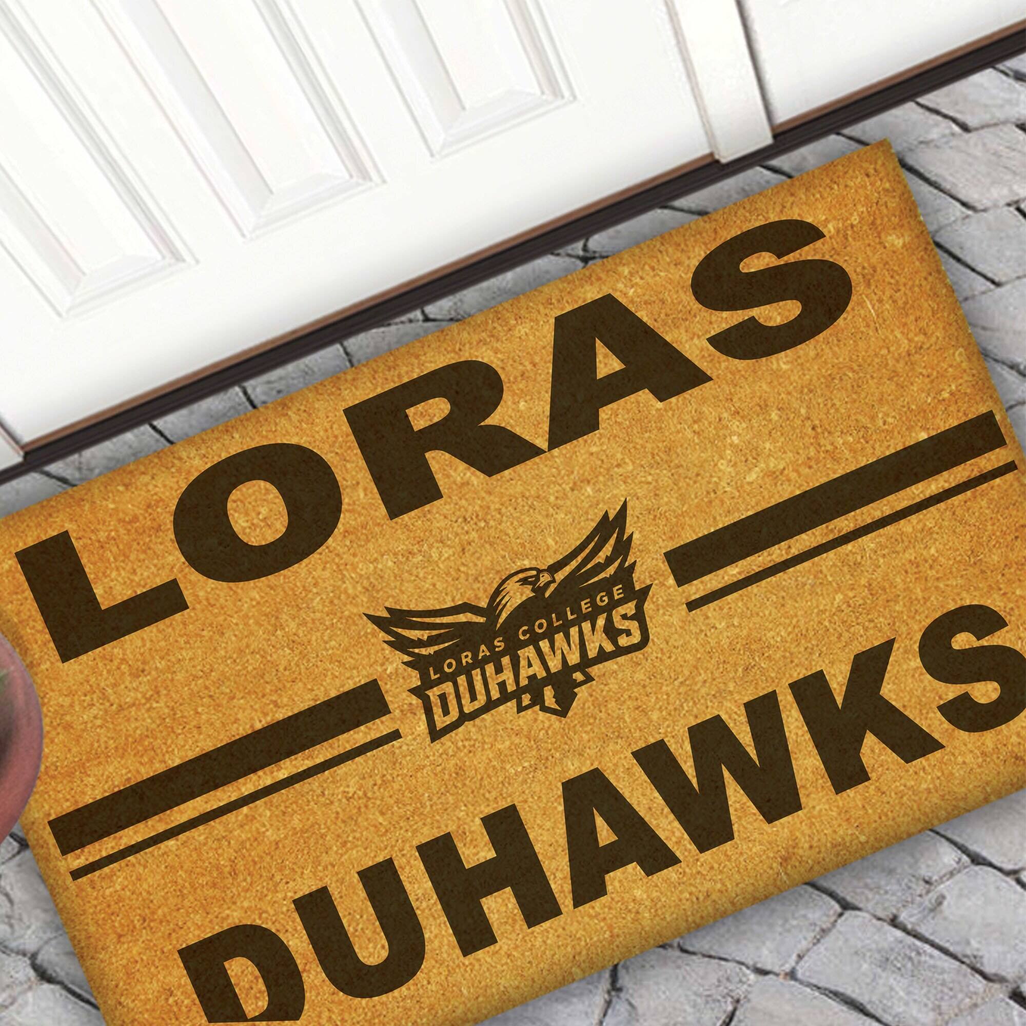 Jardine Loras College Duhawks 18" x 30" Team Logo Doormat Brown ...
