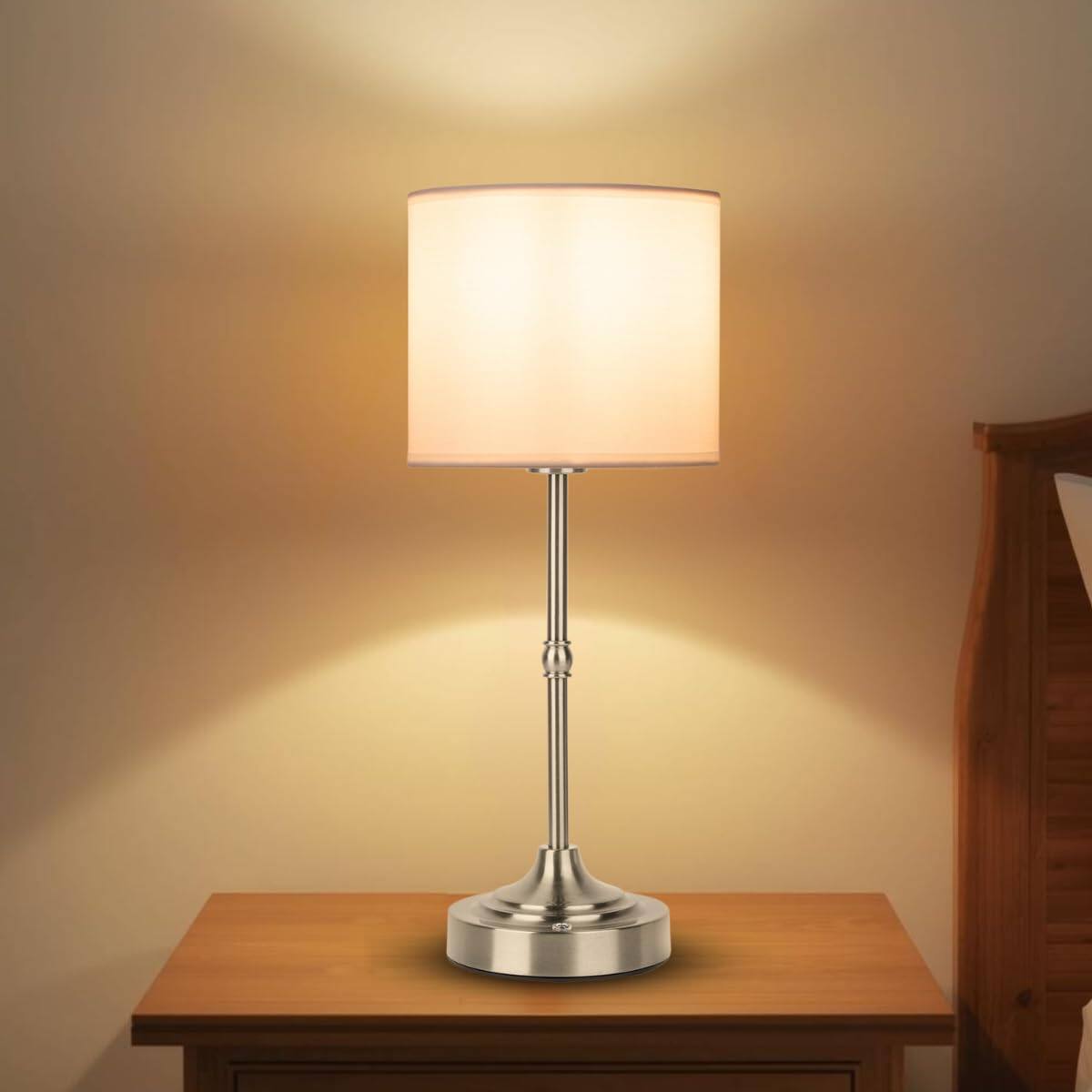 Reds Spade Rechargeable Table Lamp Cordless Touch Lamps Portable Desk ...