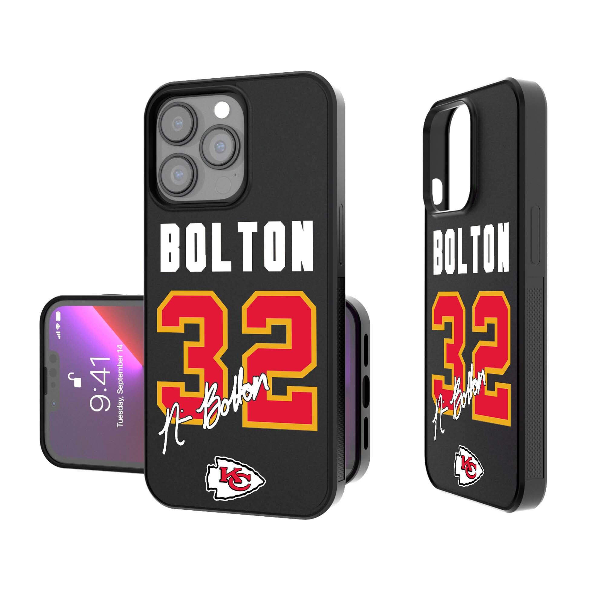 Keyscaper NFL Nick Bolton Kansas City Chiefs iPhone Bump Case 14 Black ...