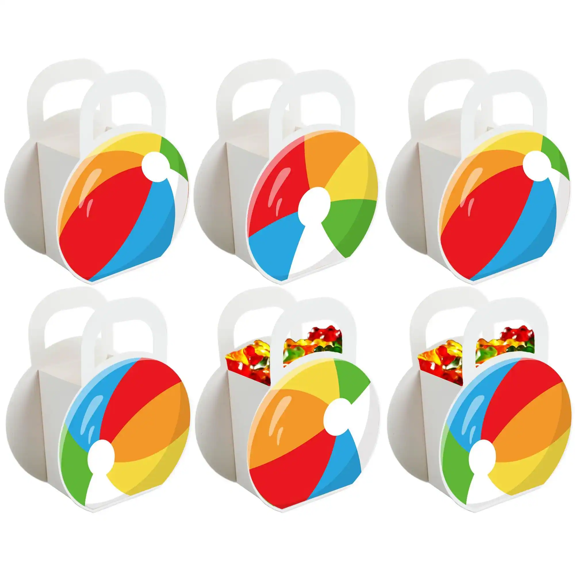 Paradigms Interiors Beach Ball Party Favors Bags Boxes For Birthday ...