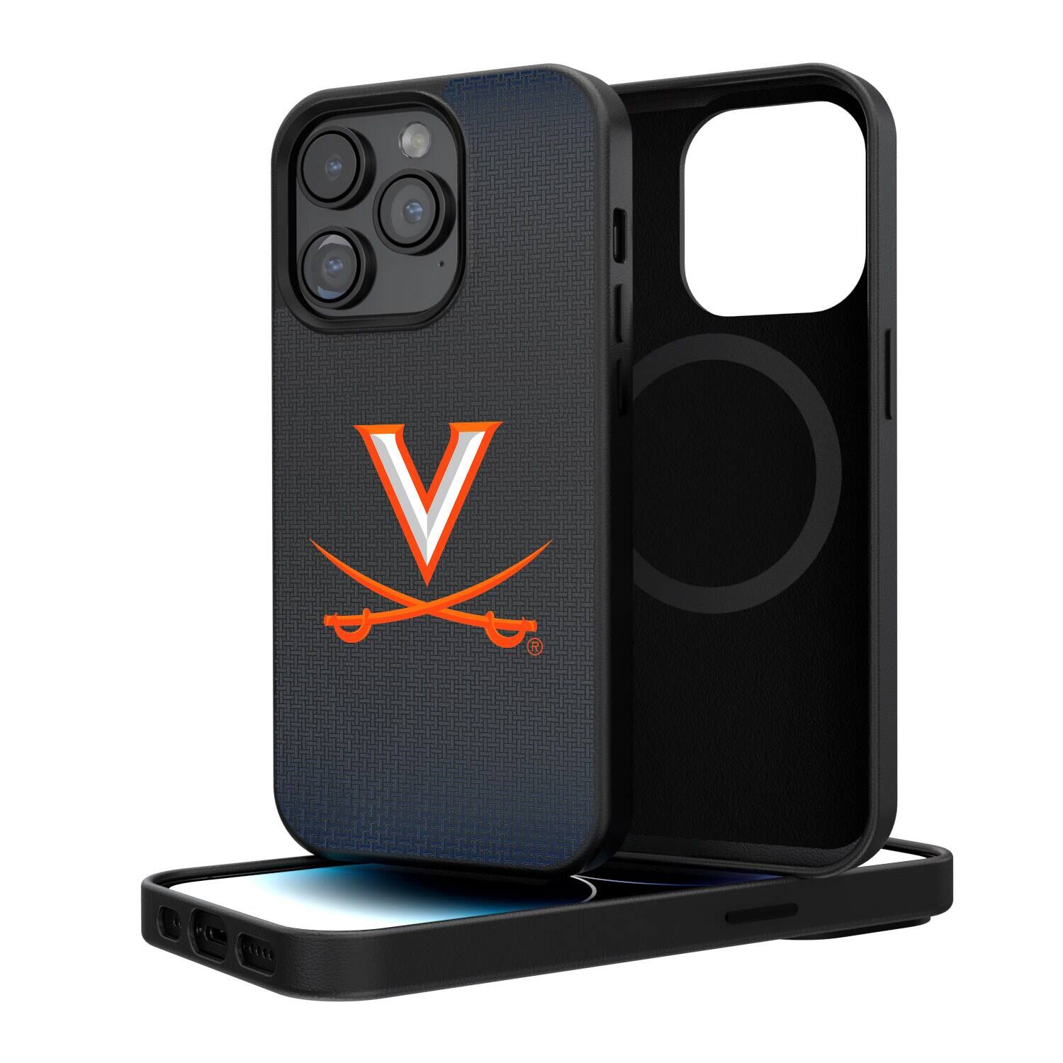 Keyscaper NCAA Virginia Cavaliers Linen Logo iPhone Magnetic Bump Case ...