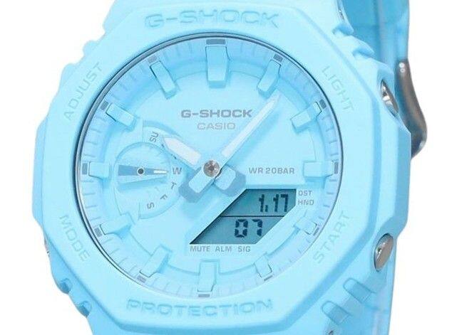 Casio G SHOCK Analog Digital Bio Based Resin GA 2100 2A2 200M Ladies ...