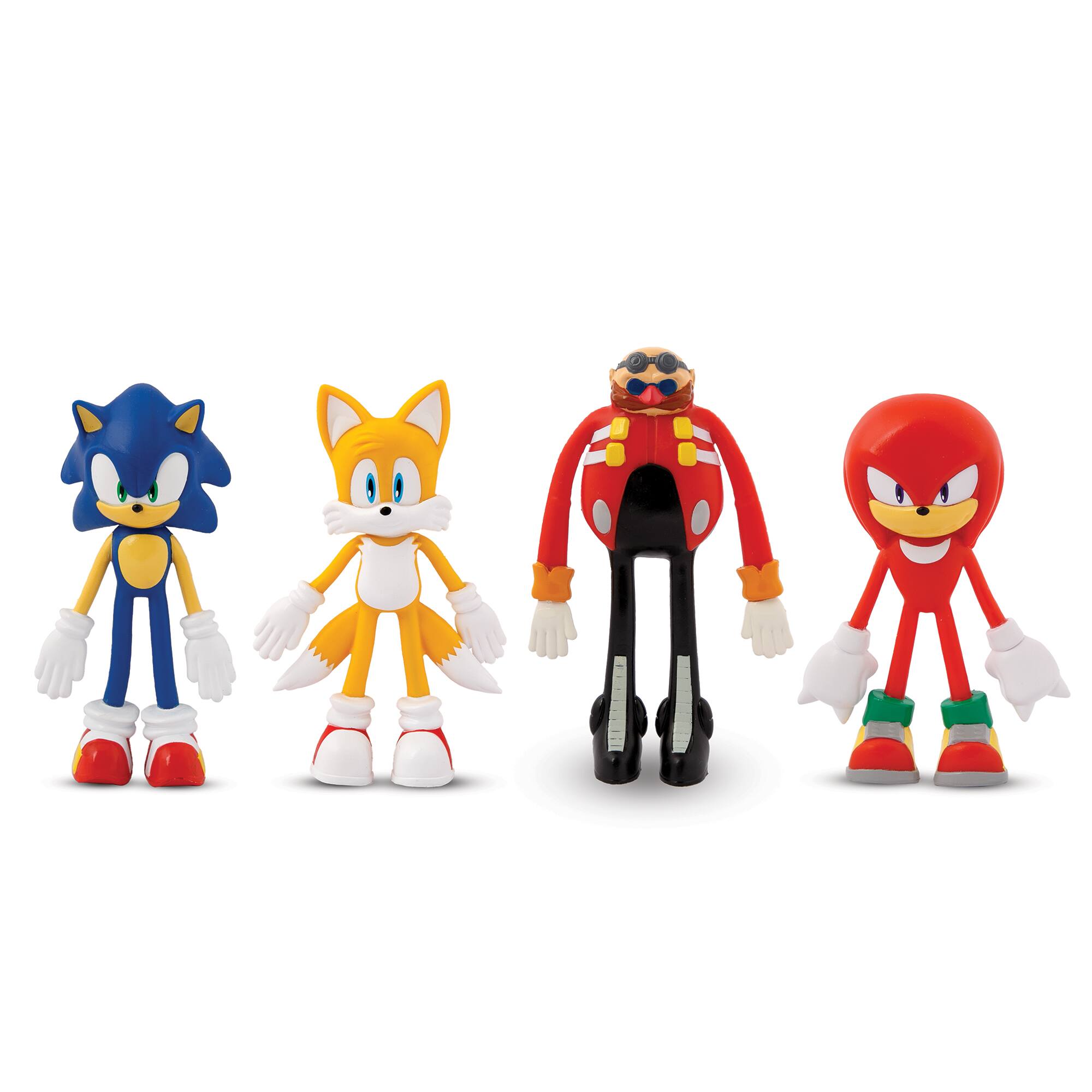 TCG Toys FleXfigs: Sonic The Hedgehog Series 1 4 Character Pack Ages 3 ...