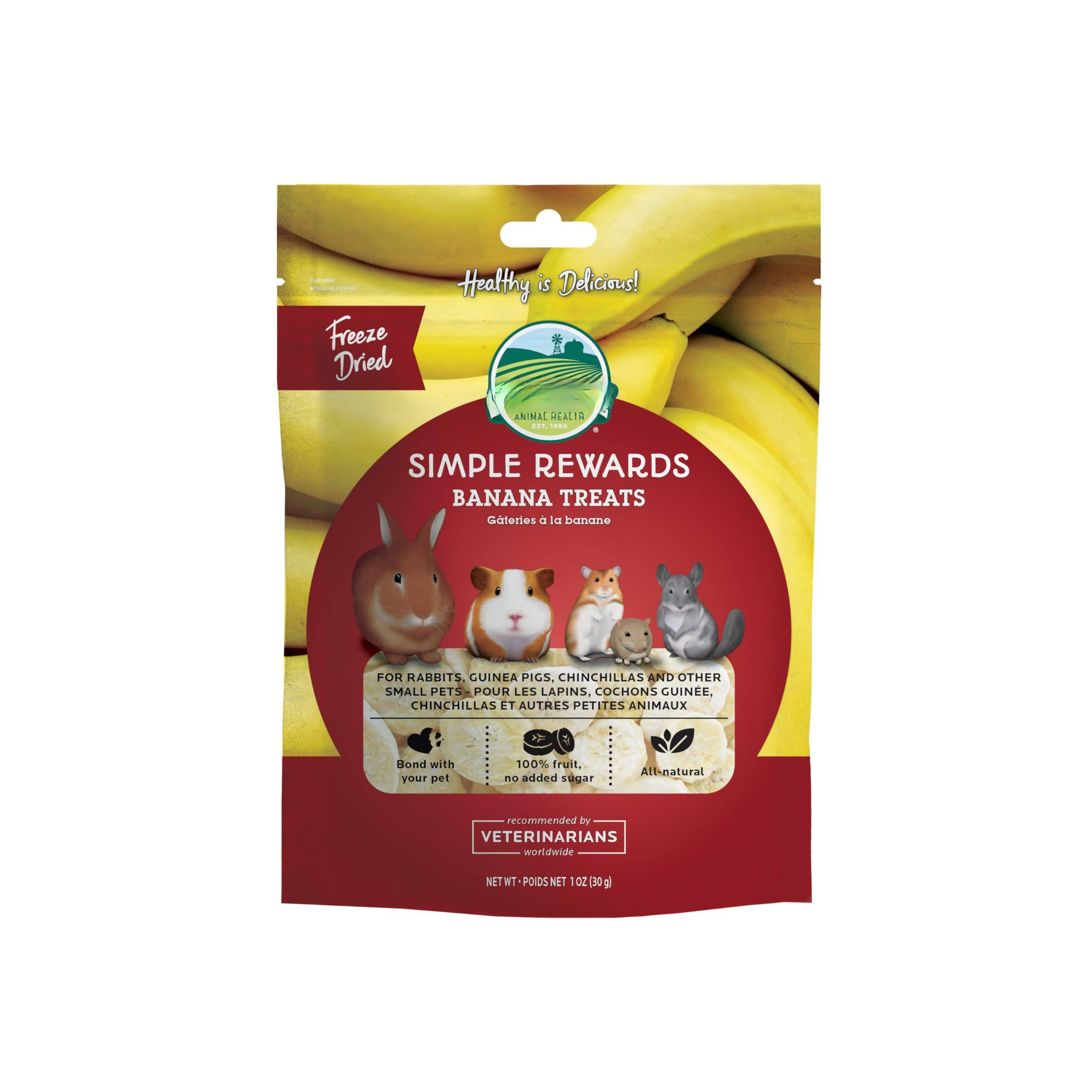 Live At Space Animal Simple Rewards Small Pet Banana Freeze Dried Fruit ...