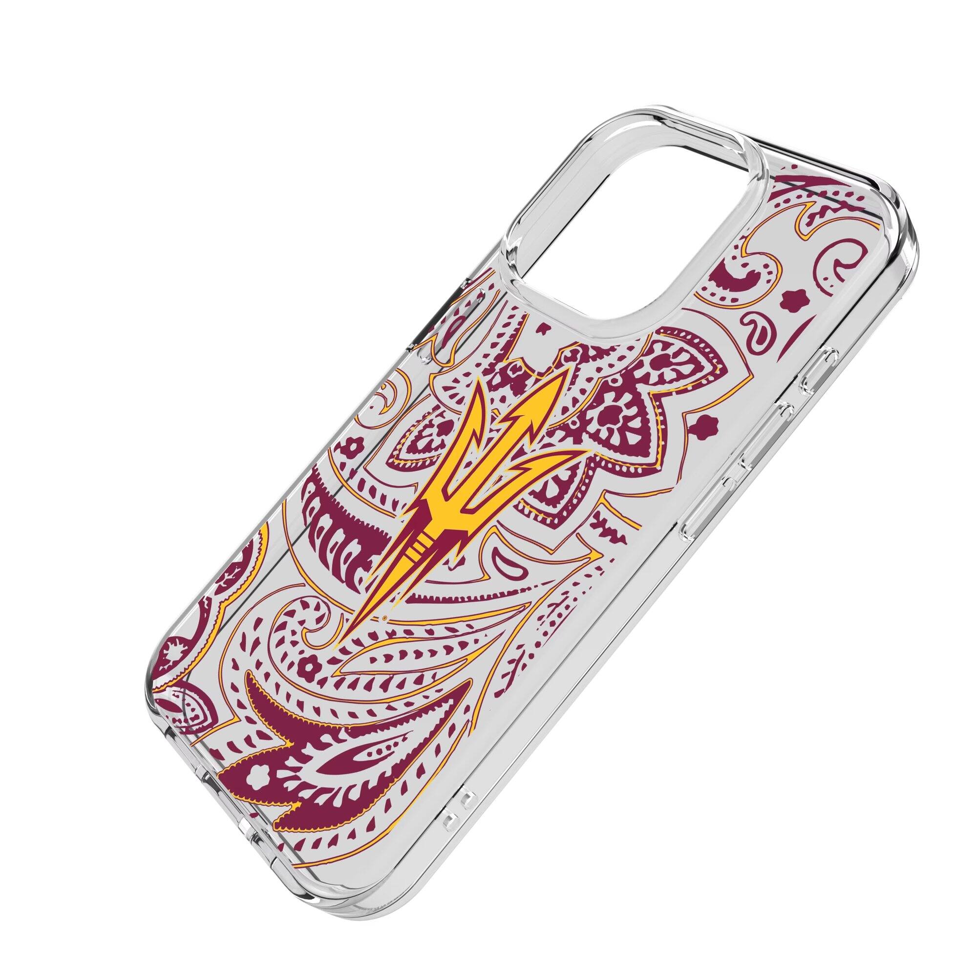 Keyscaper NCAA Arizona State Sun Devils iPhone Paisley Design Clear ...