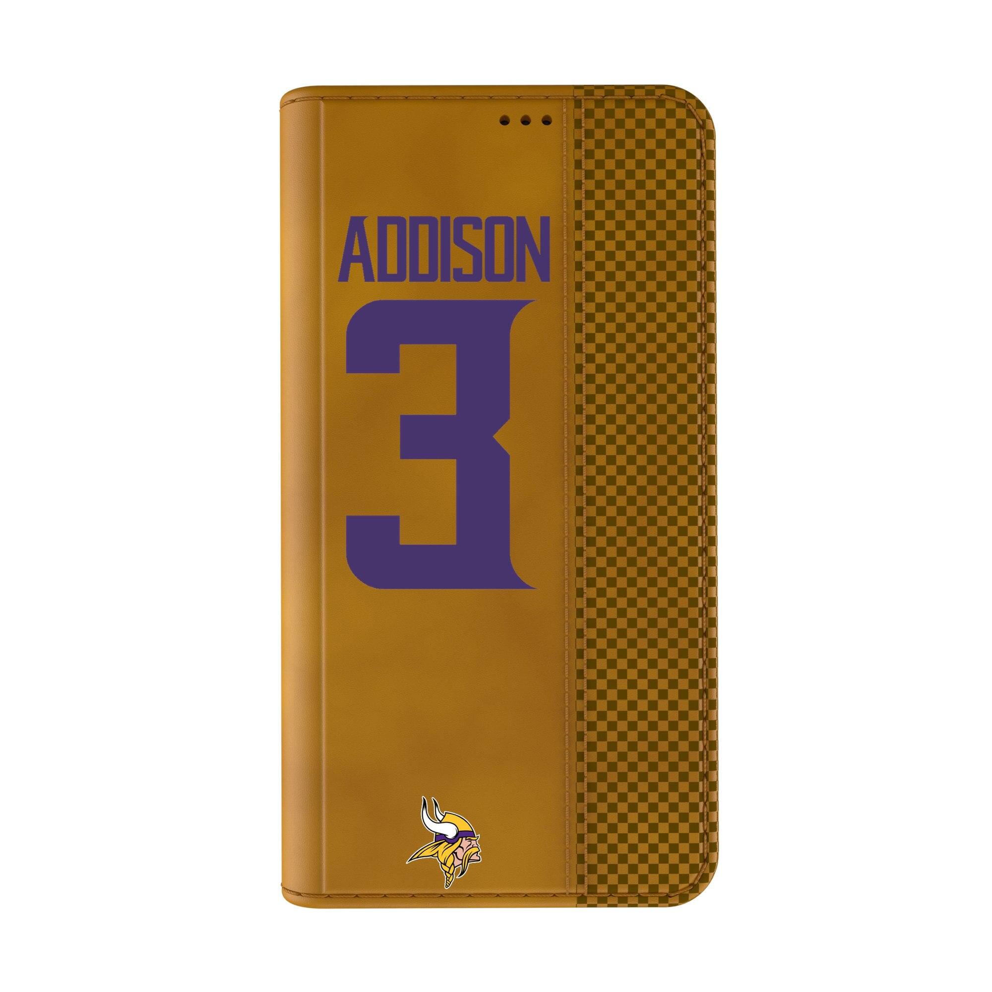Keyscaper NFL Jordan Addison Minnesota Vikings Folio iPhone Case 15 ...