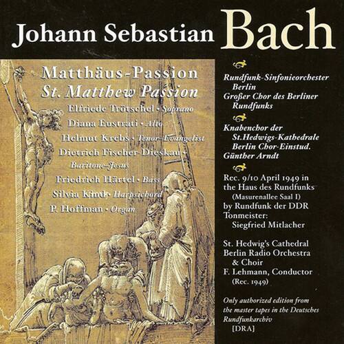 J.S. Bach St Matthew's Passion COMPACT DISCS [CD] - Best Buy