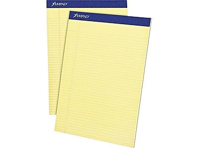 Ampad Notepads, 8.5" x 11.75", Narrow Ruled, 50 Sheets/Pad, 12 Pads ...