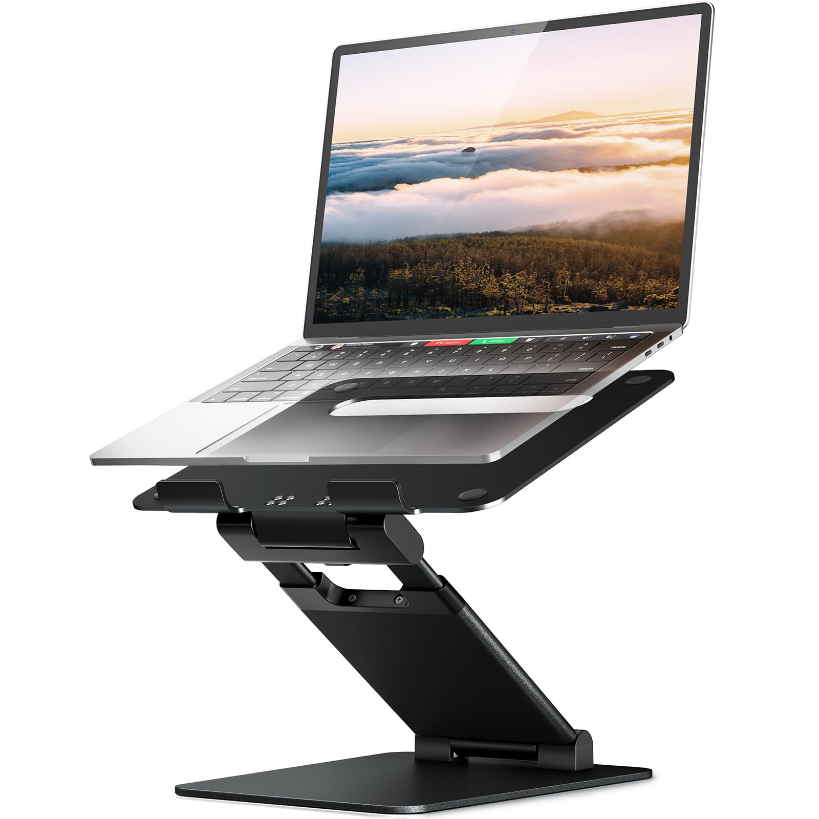 Cedar Assembly Height Laptop Stand For Desk Dual Aluminum Computer ...
