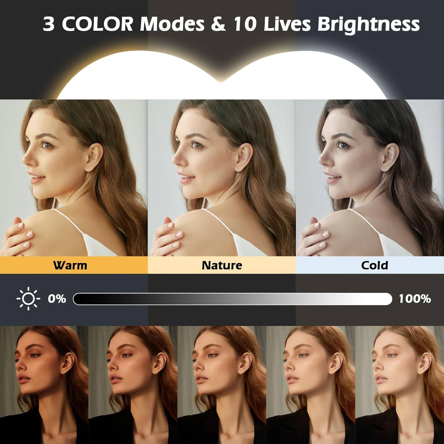 Schertz 10" Heart Shaped RGB Ring Light with Stand – 47 Colors, 10 ...