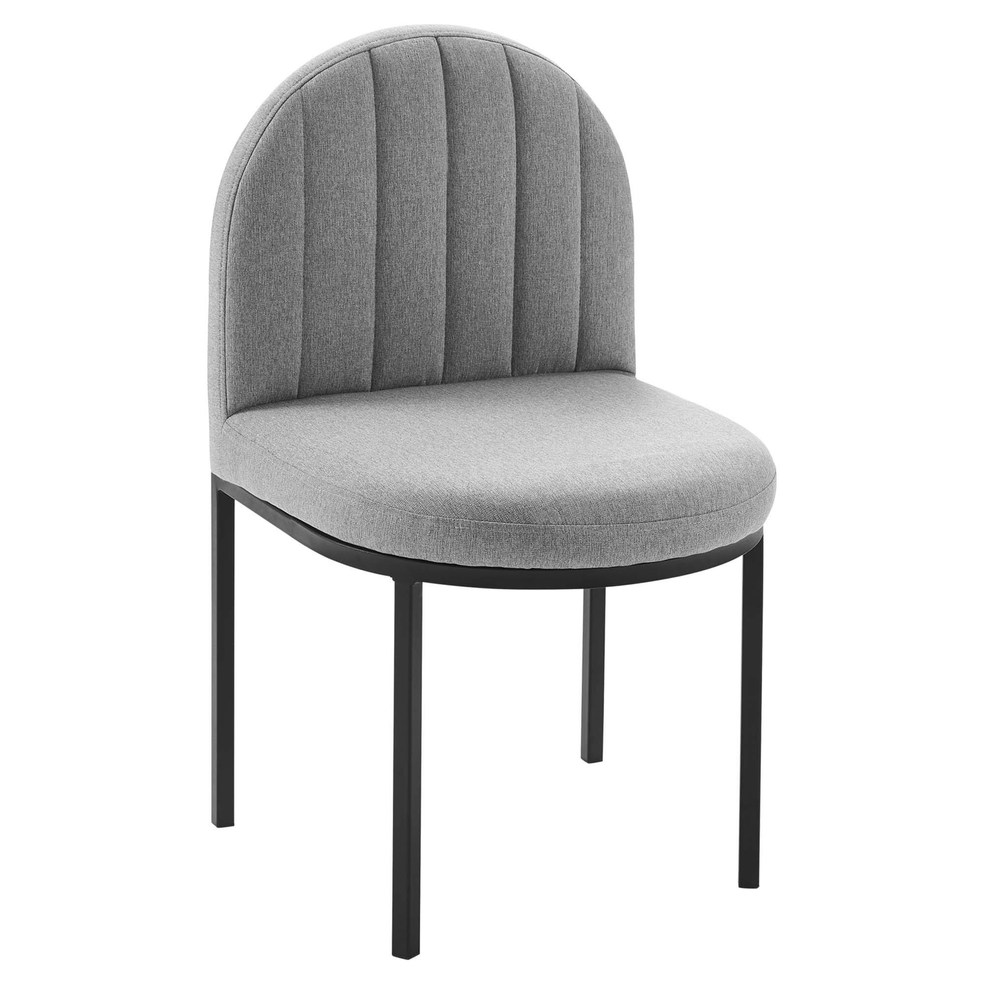 Isla Channel Tufted Upholstered Fabric Dining Side Chair by Modway ...