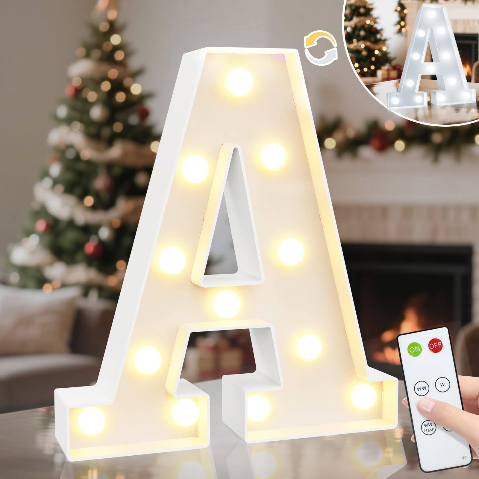 Paradigms Interiors Light Up Letters Cool And Warm Marquee With Remote ...