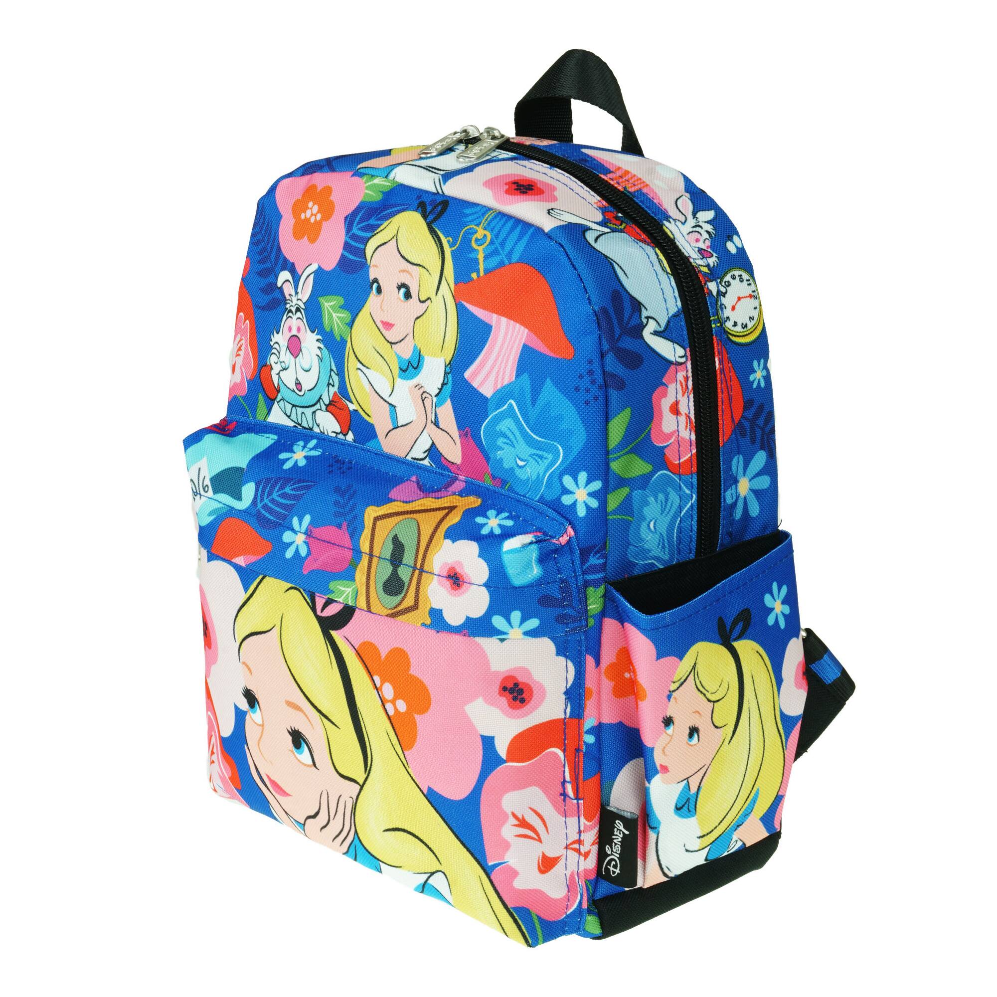 UPD Disney Alice In Wonderland 12" Multicolor Polyester School Backpack ...