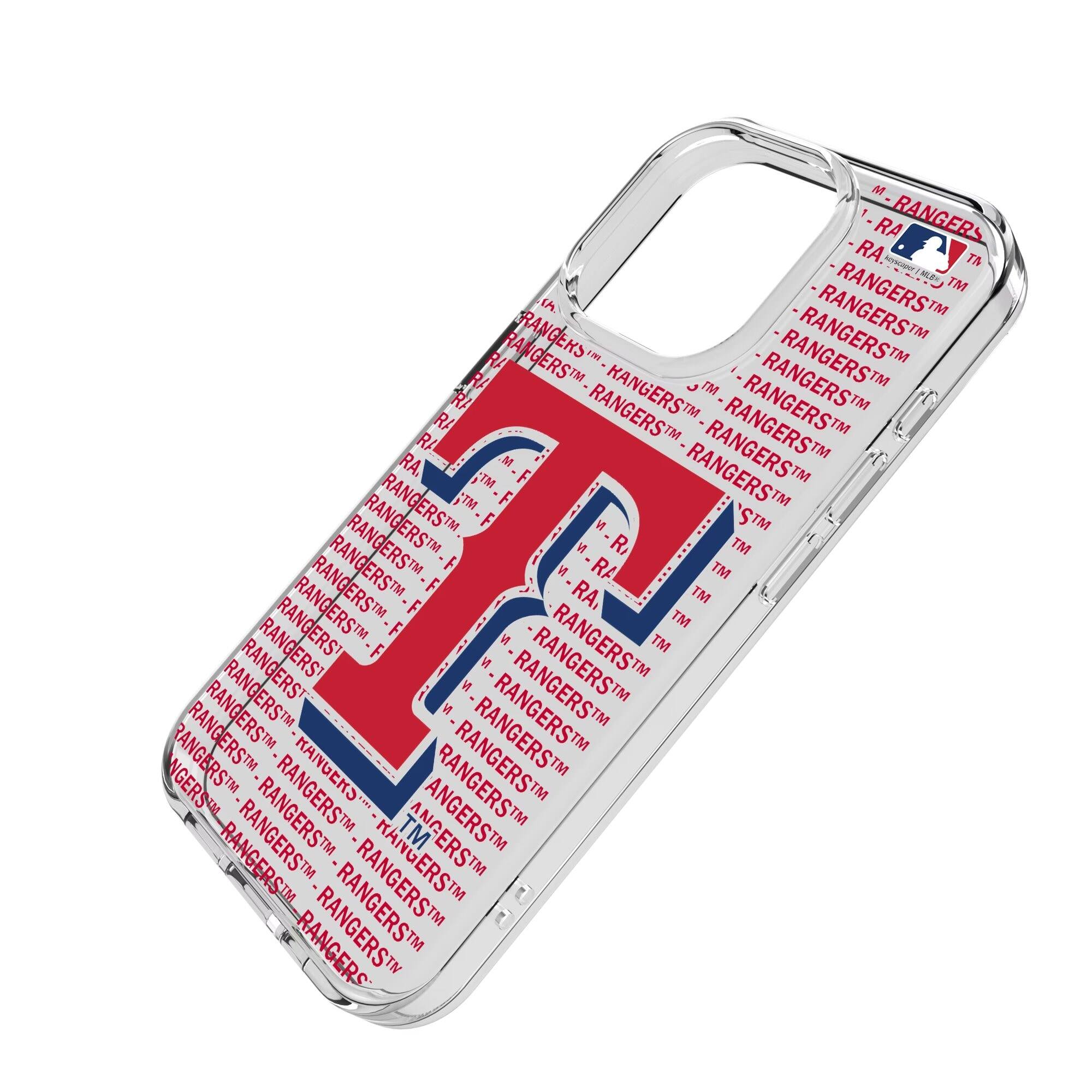 Keyscaper MLB Texas Rangers Text Backdrop Clear iPhone Case 13 Pro ...