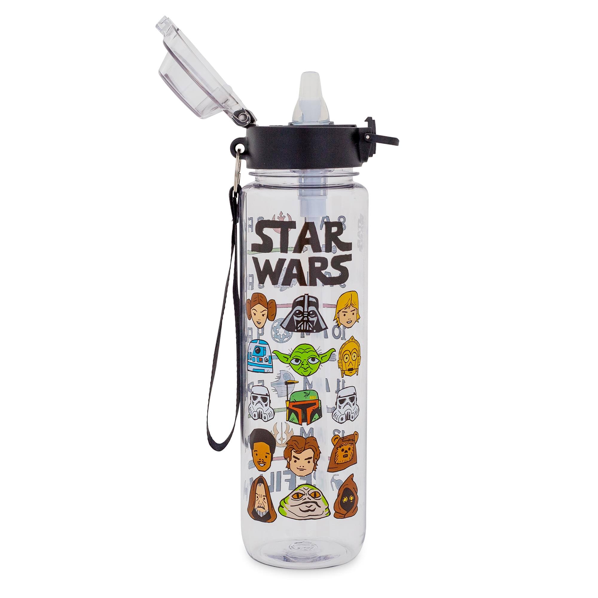 Silver Buffalo Star Wars Characters 33 Ounce Plastic Water Bottle With ...