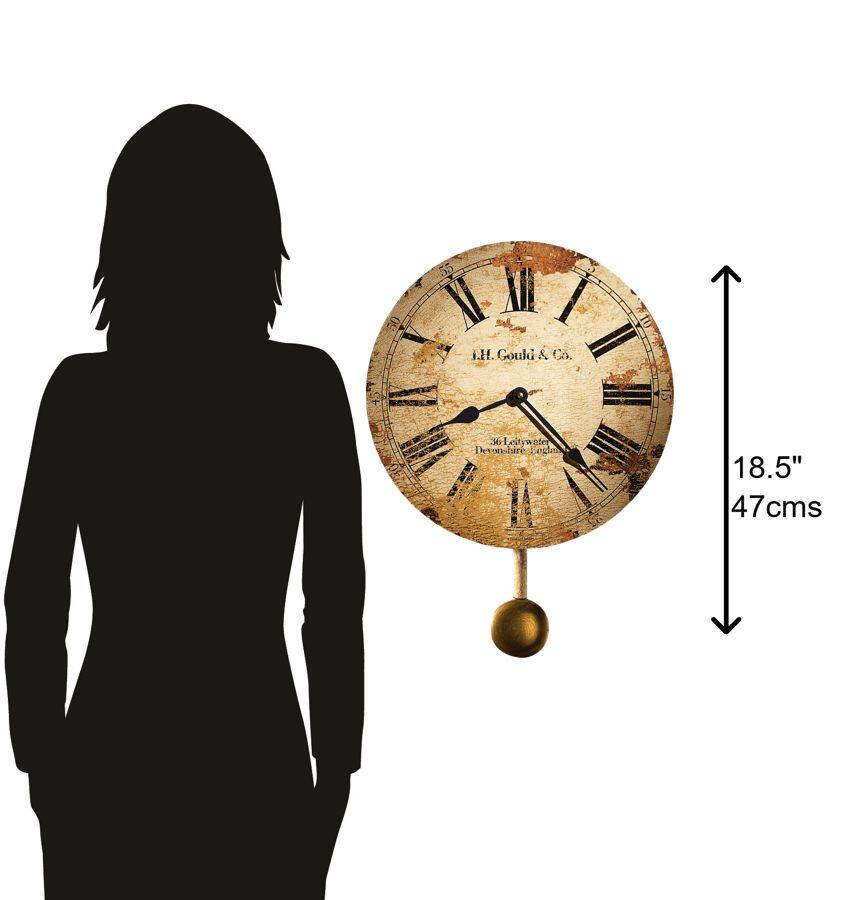 Howard Miller 620257 J.H. Gould And Co. Ii Wall Clock 620257 Gold ...