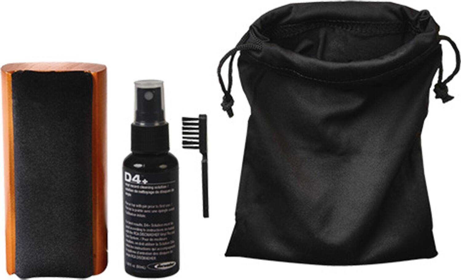 Discwasher RD1007Z D4+ Record Care System Fluid, Brush & Storage Bag ...