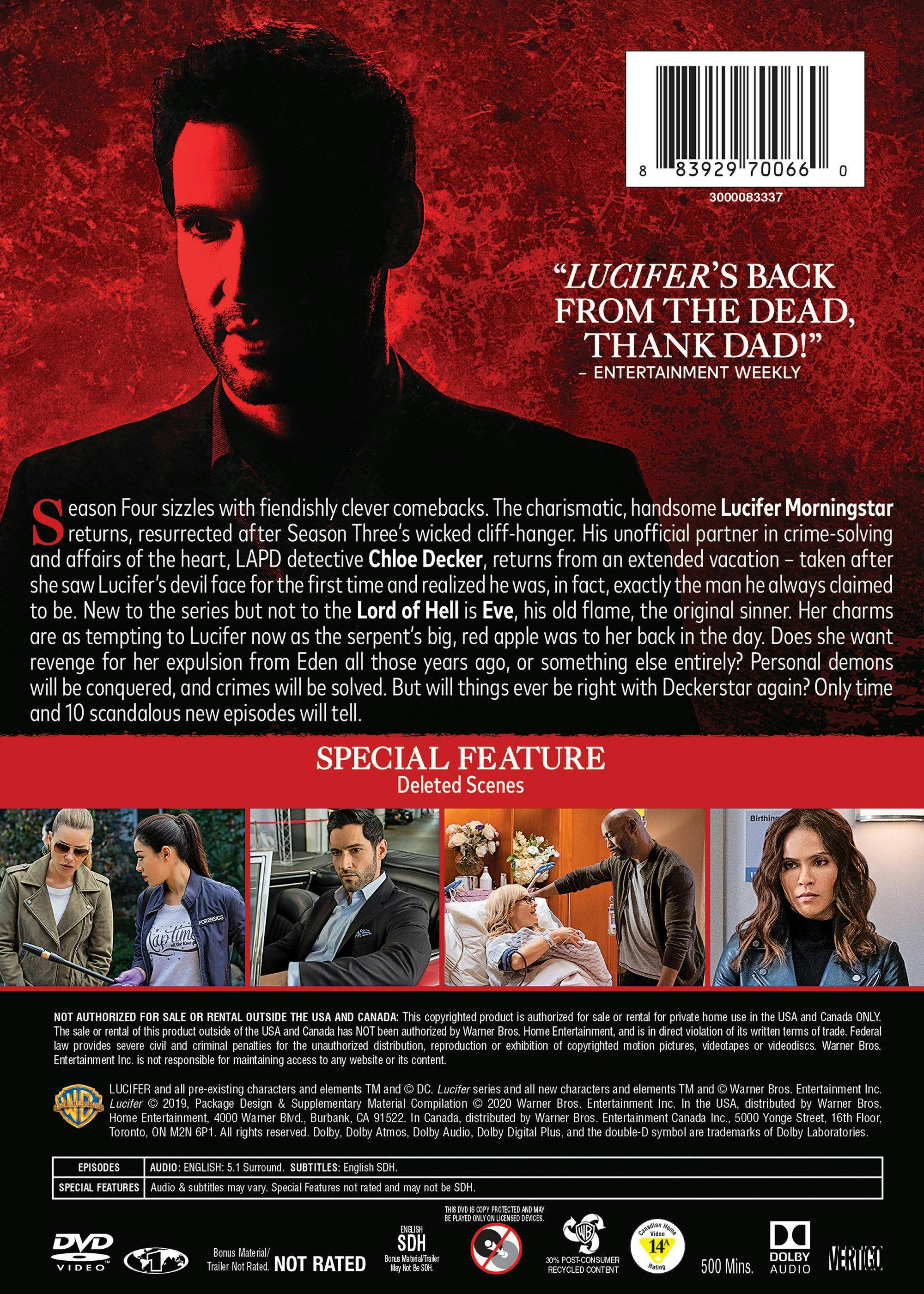 Lucifer: The Complete Fourth Season [DVD] [Standard] - Best Buy