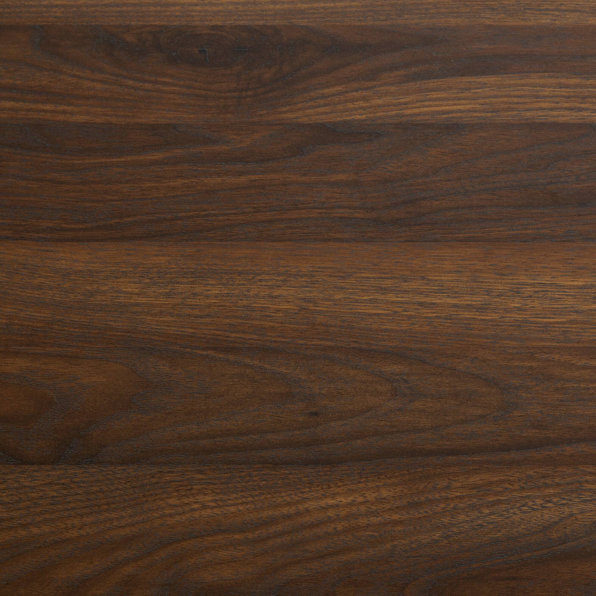 Best Buy: Walker Edison 64" Farmhouse 4-Shelf Bookcase Dark Walnut ...