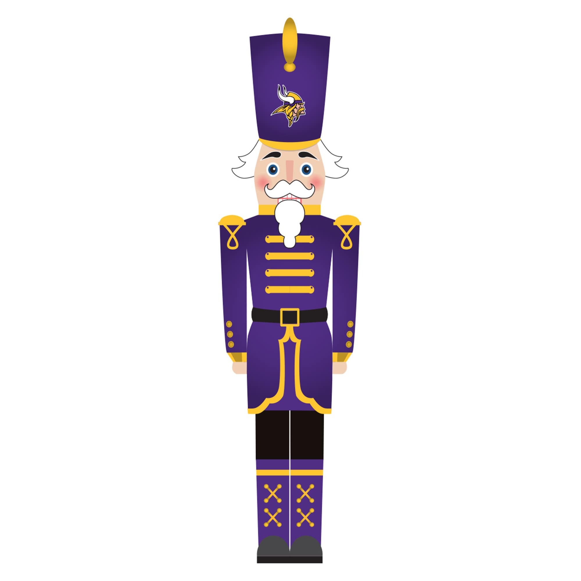 Fan Creations Minnesota Vikings 46" Nutcracker Leaner Multicolor ...