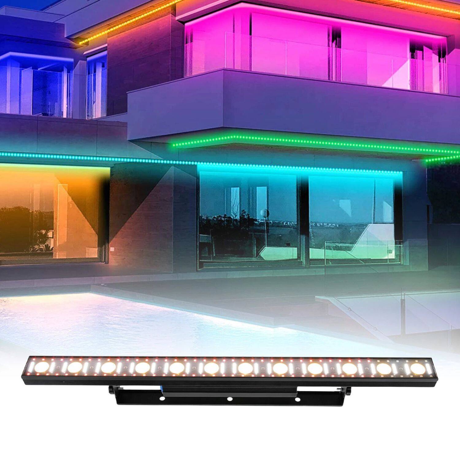 Stock Preferred 150W 3 in 1 DMX LED Stage Light Bar 40" RGB Beam Wash ...