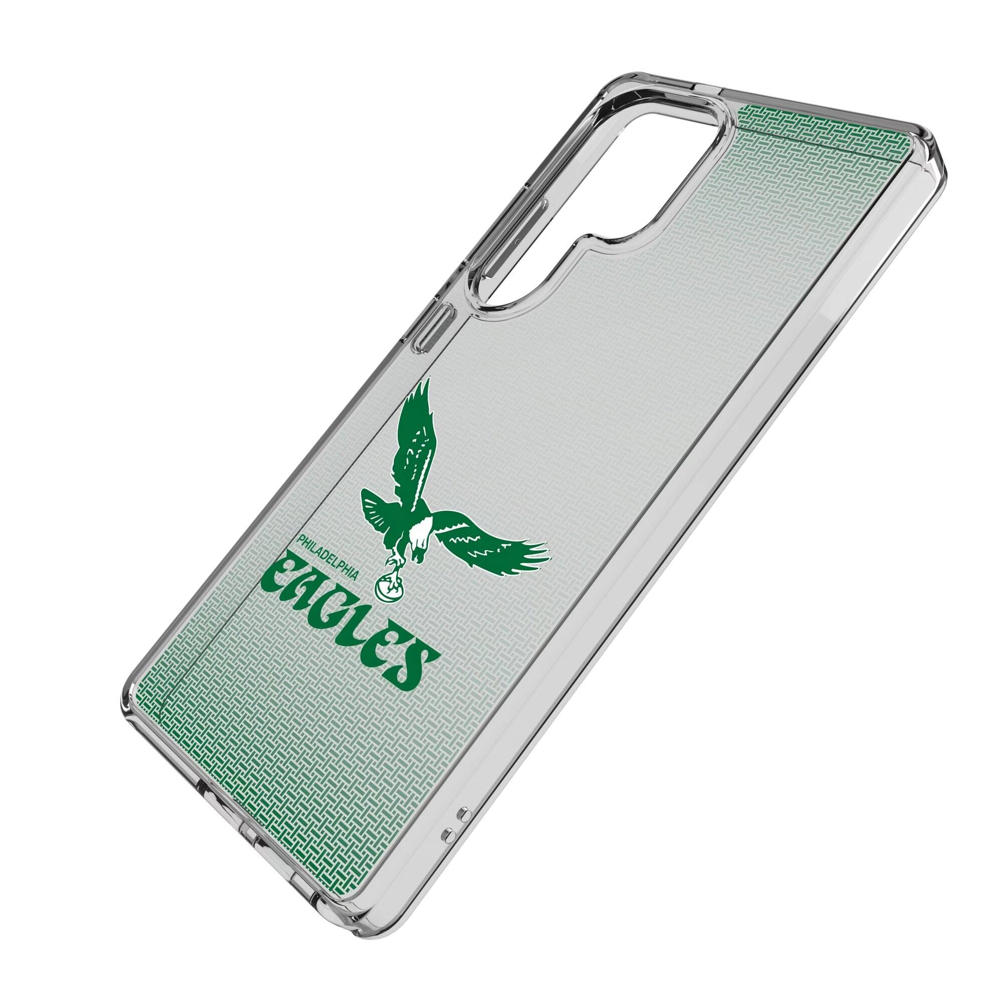 Keyscaper NFL Philadelphia Eagles Linen Logo Galaxy Clear Case S24 ...
