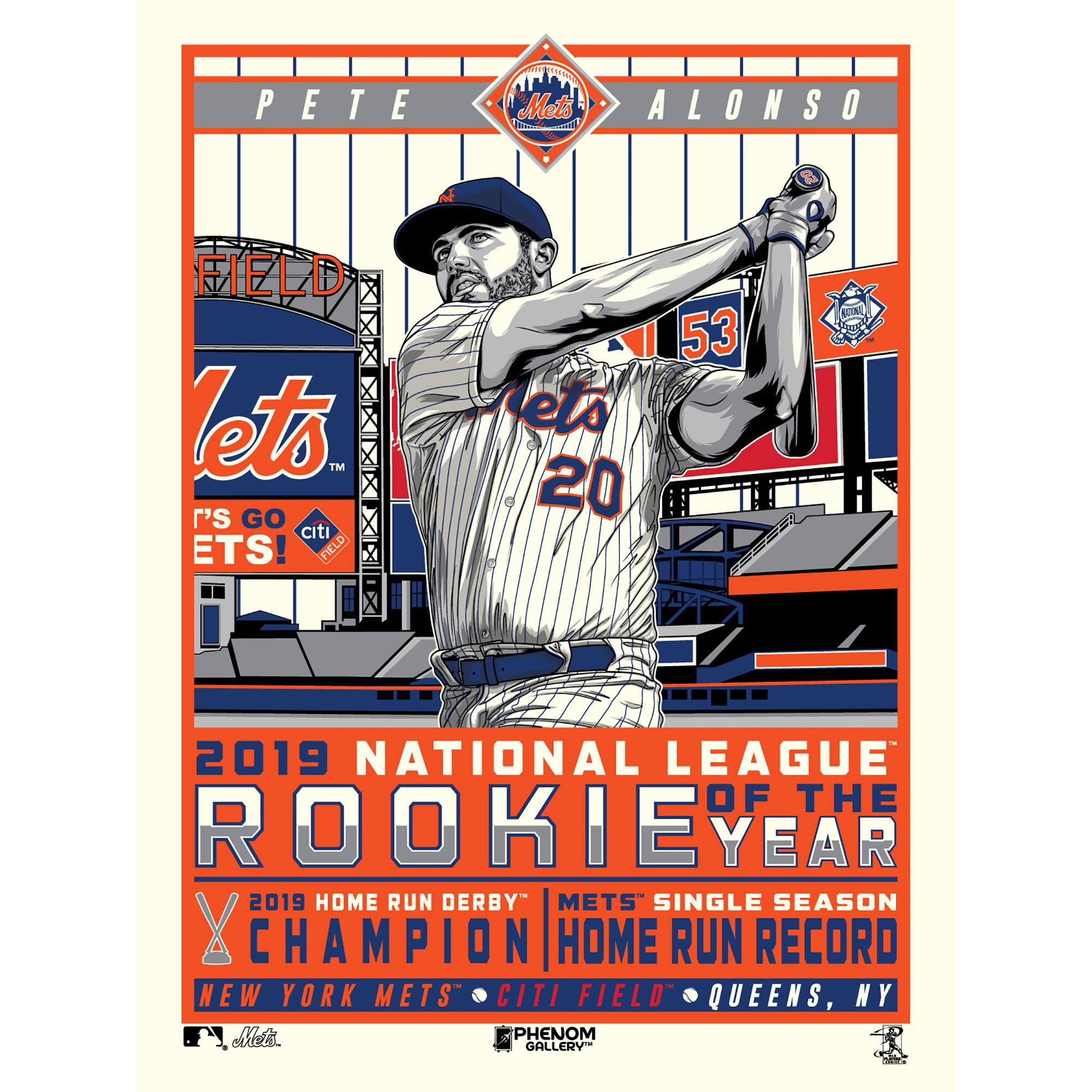 Phenom Gallery Pete Alonso 2019 NL Rookie of the Year 18'' x 24 ...