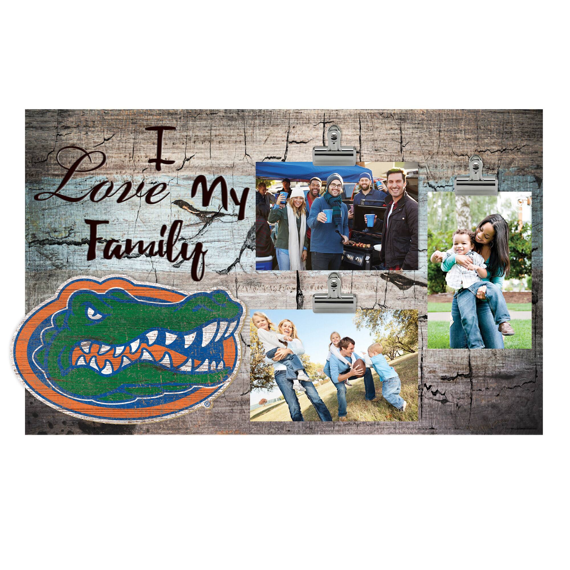 Fan Creations Florida Gators 11" x 19" I Love My Family Clip Photo ...