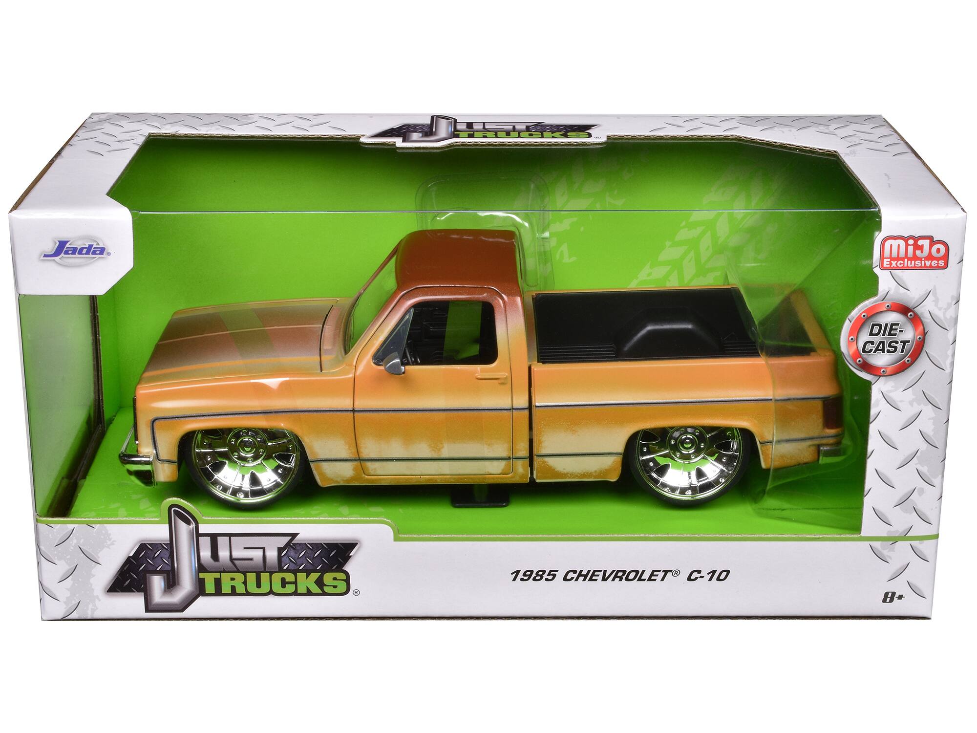 Jada 1985 Chevrolet C 10 Pickup Truck Top (Rusted) and JD3 Wheels "Just ...
