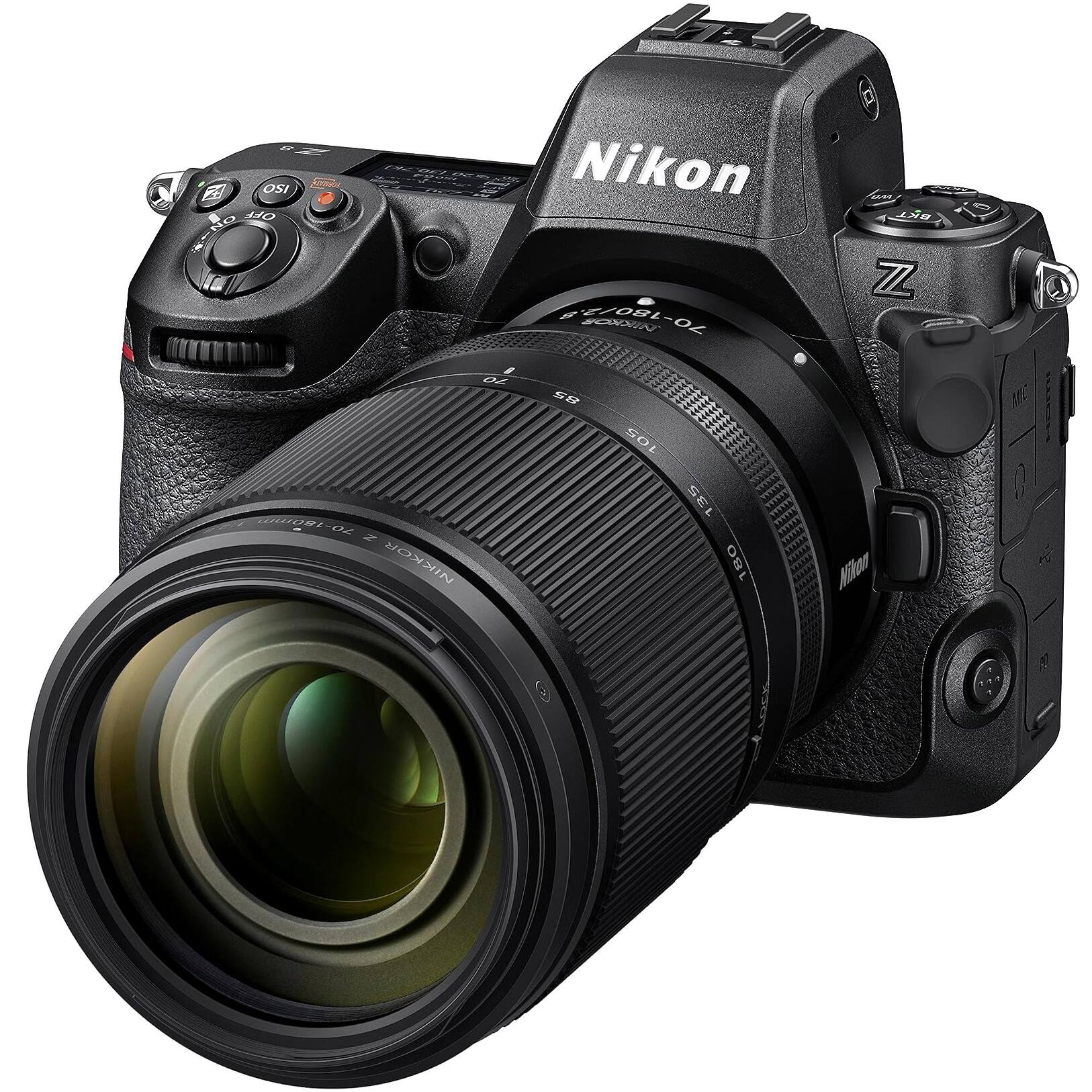 Nikon Z8 Full Frame FX Mirrorless 8K Camera Body + 70 180mm F2.8 Zoom ...