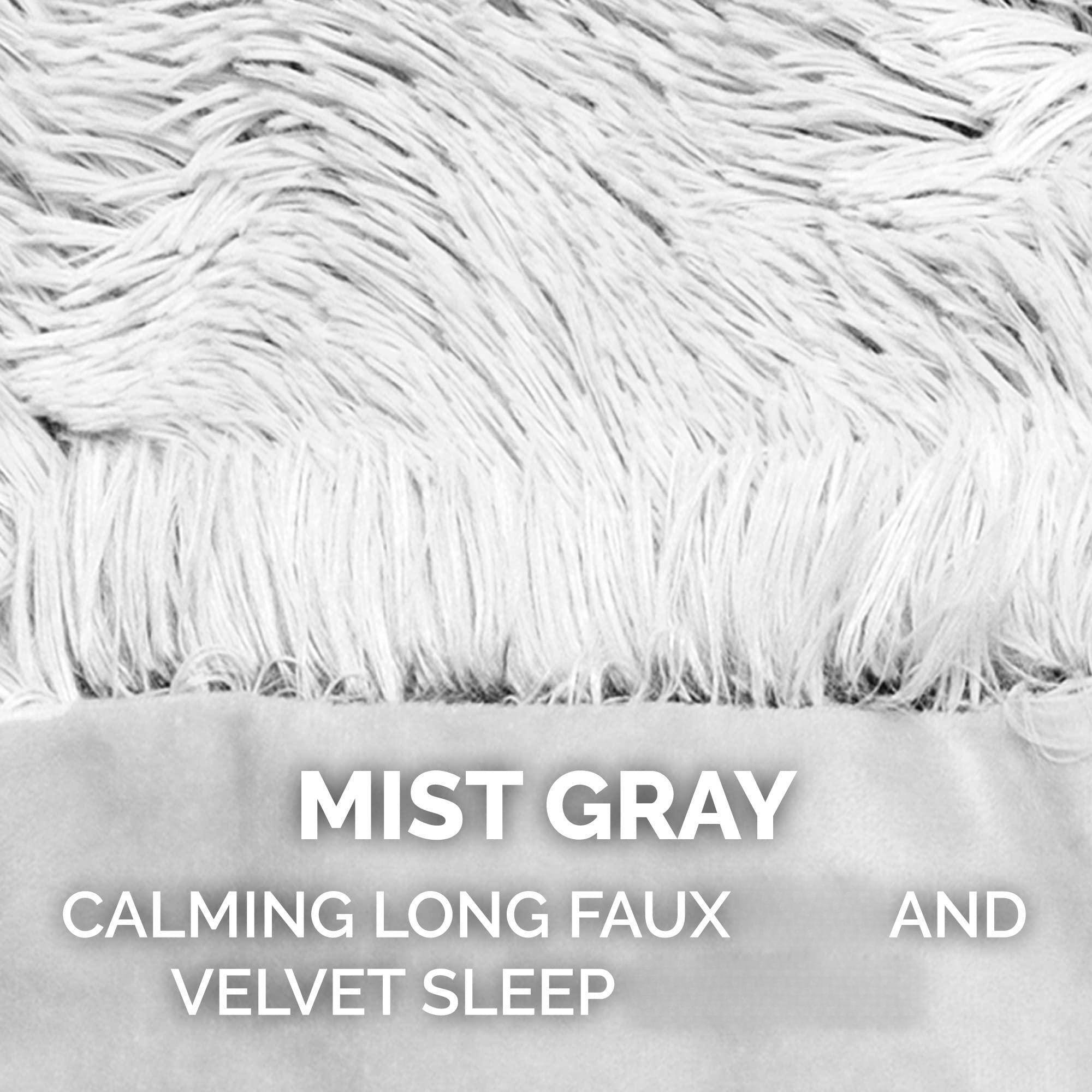 Dapper Styles Waterproof Throw Blanket For Dogs Indoor Cats Washable Shaggy Plush Calming Long ...