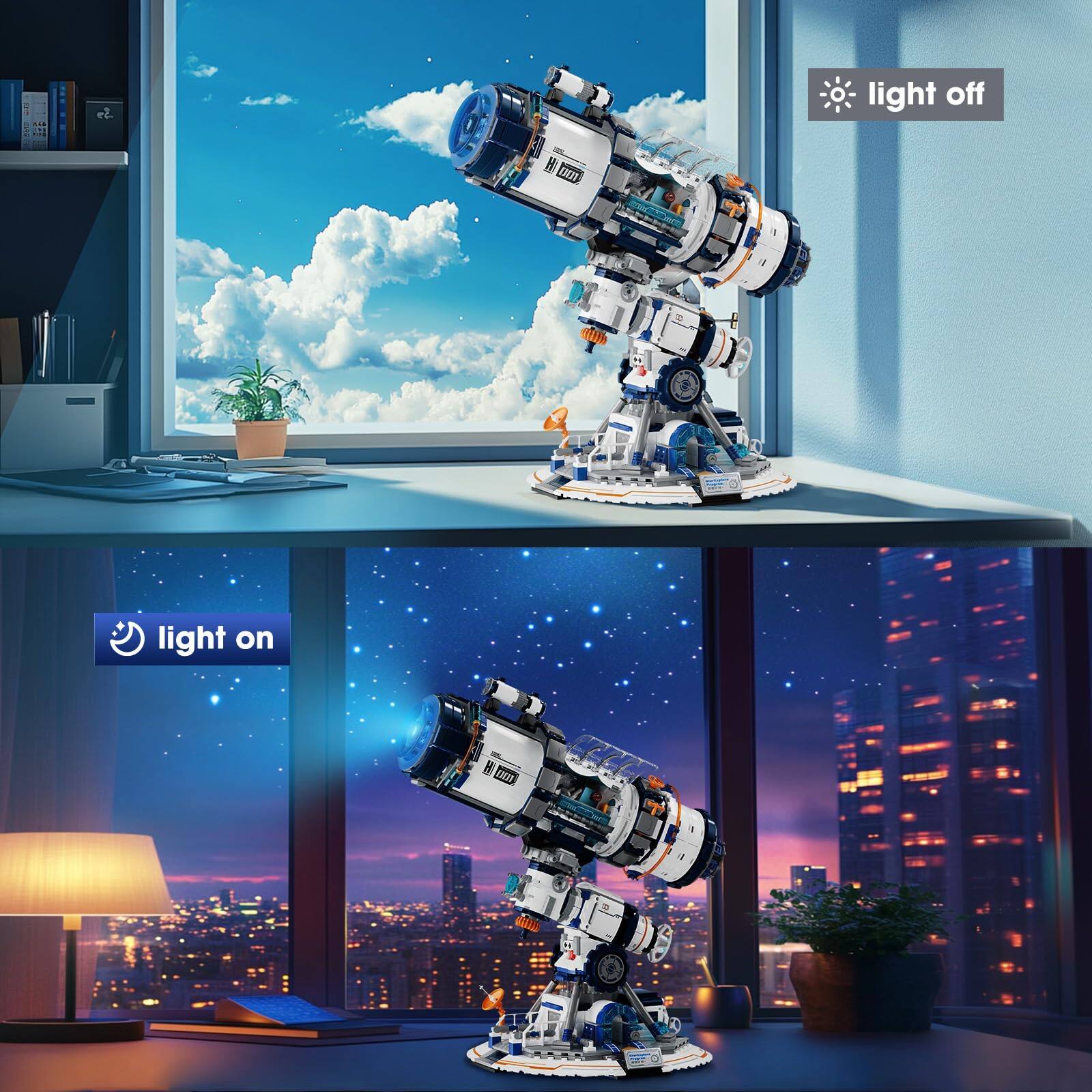 EZTW1 Space Telescope Building Set For Adults Astronomical With Home ...