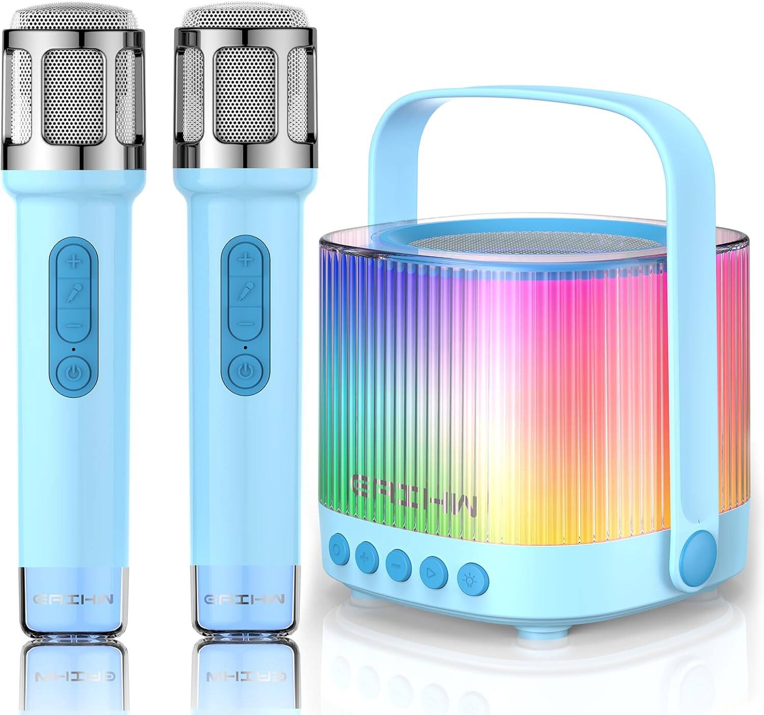 Stamp n Camp - Karaoke Machine for Kids Adults Portable Bluetooth 5.3 ...