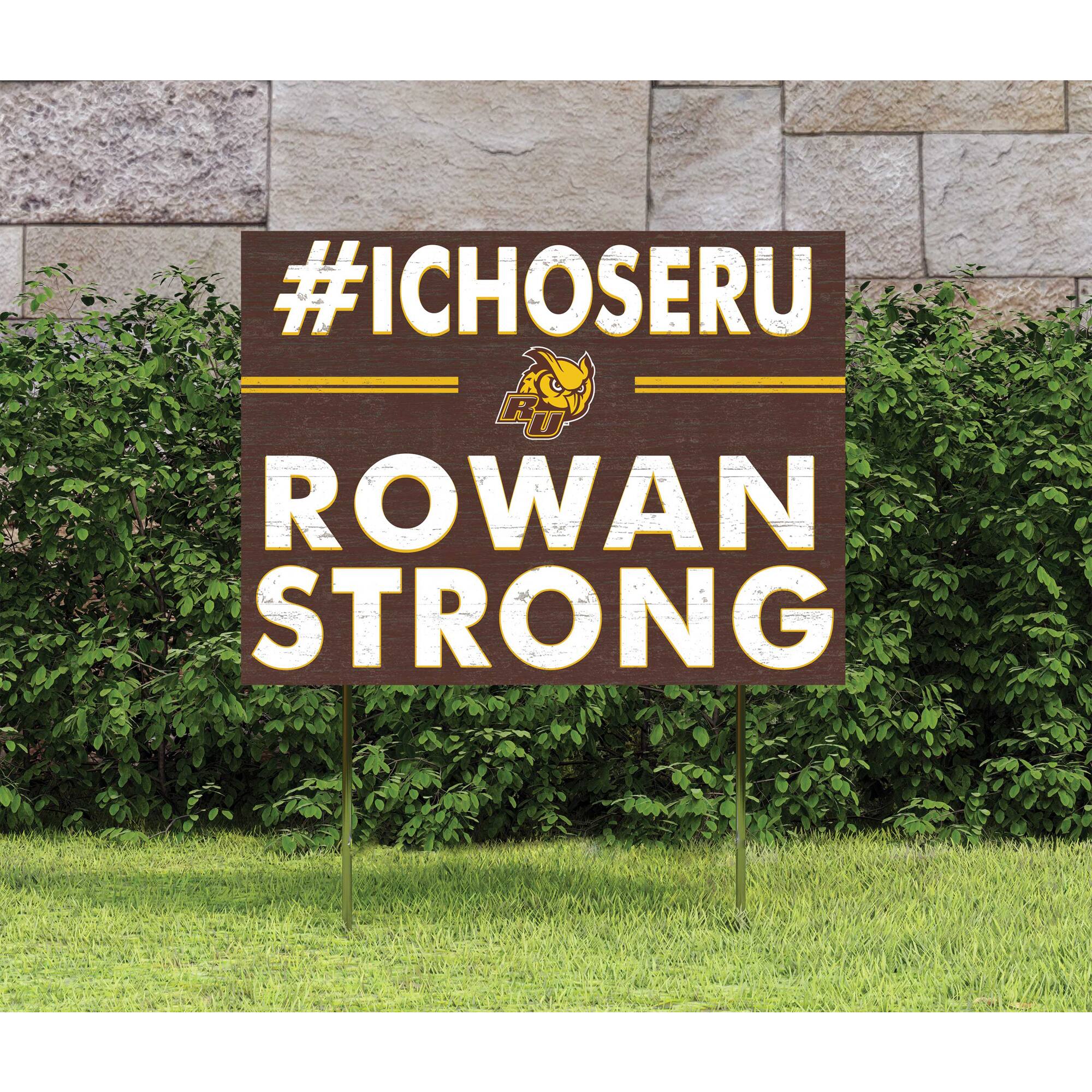 Jardine Rowan Profs 18'' x 24'' I Chose Lawn Sign Brown 4953311 - Best Buy