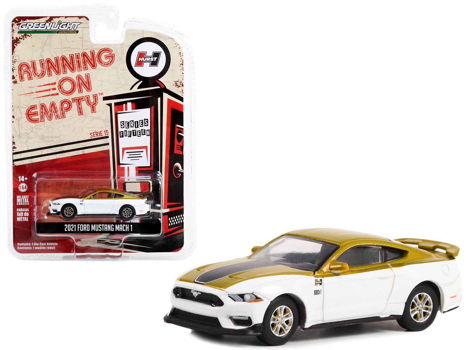 Greenlight 2021 Ford Mustang Mach 1 with Black Stripe "Hurst ...